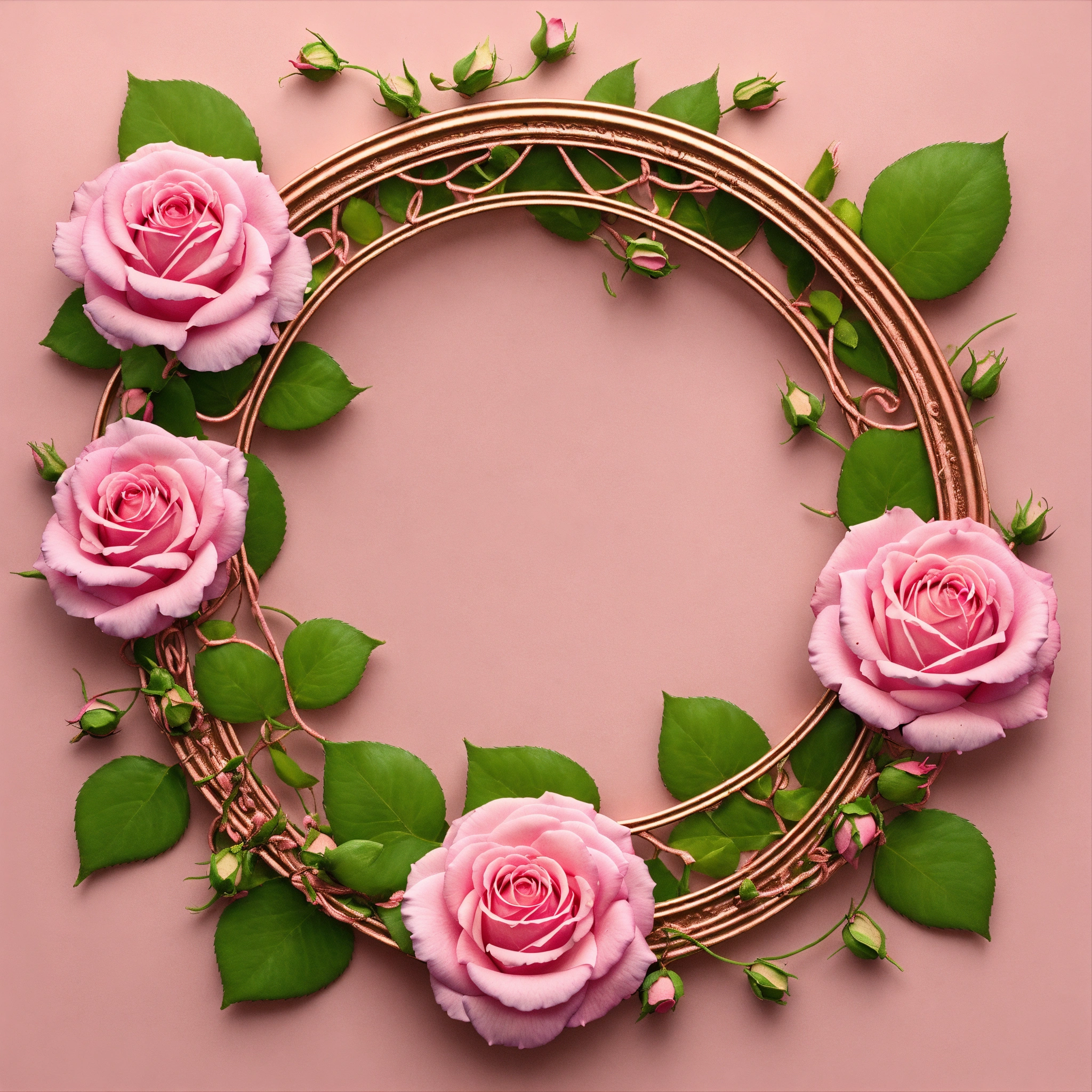 Lexica - Imagine vines of intertwined small pretty pink rose buds ...