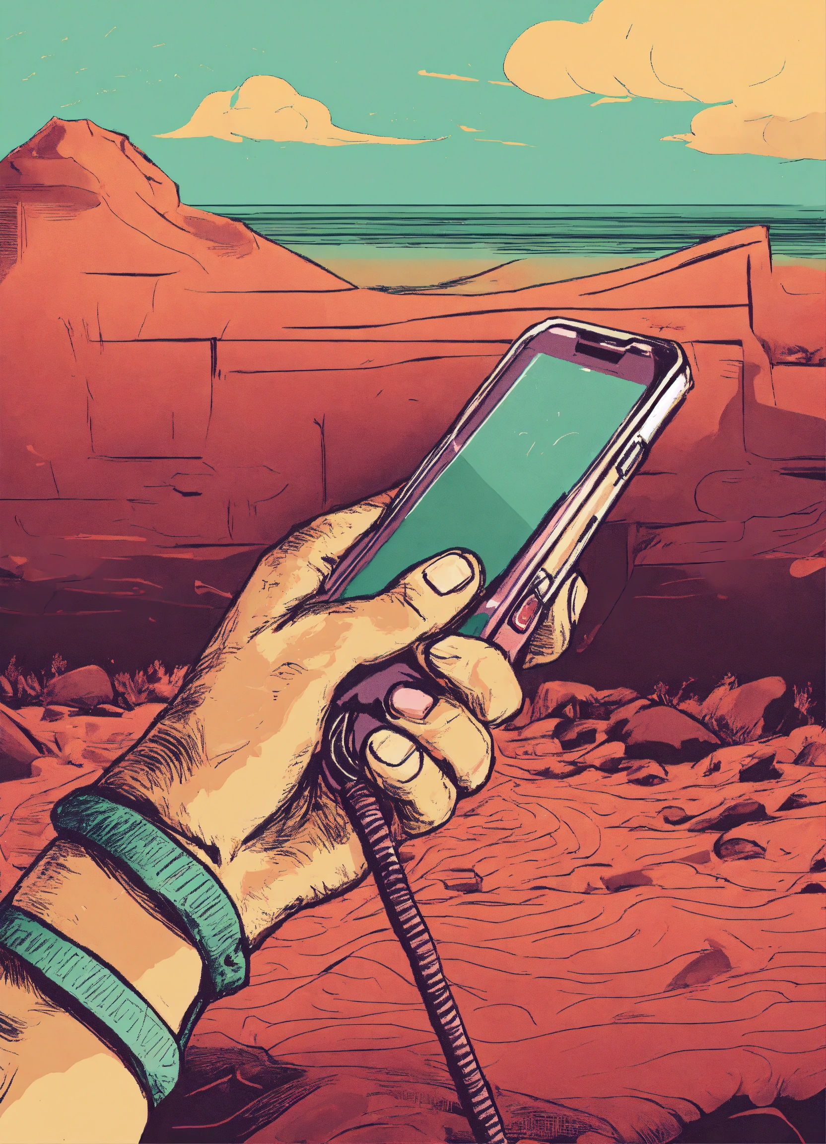 Lexica Hand With A Phone Calling