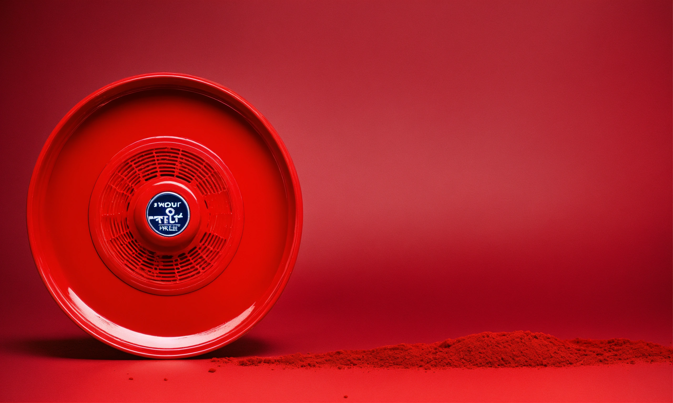 Lexica - Solid color red for product photography