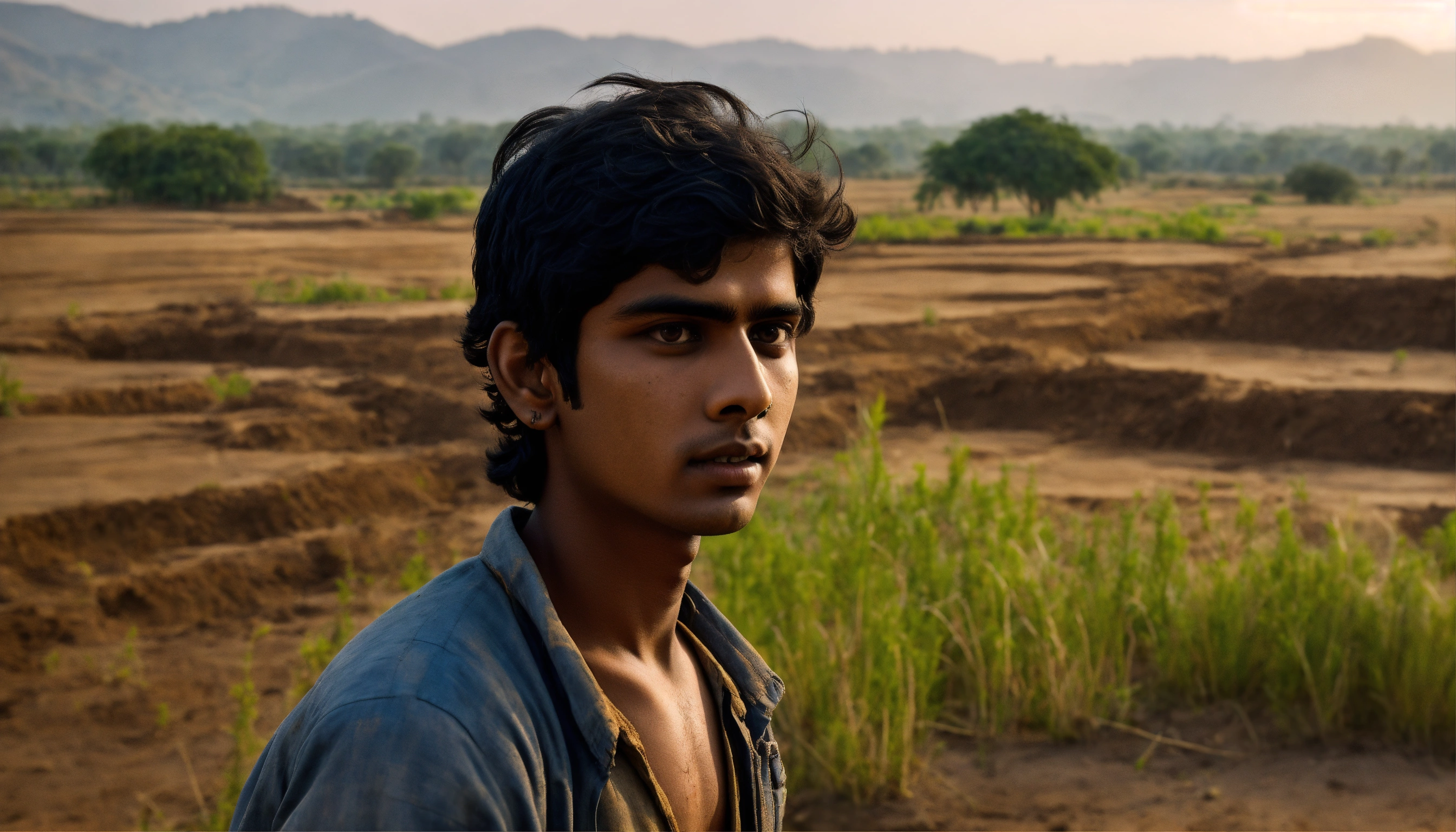 Lexica - Hyper-realistic portrait of Arjun, a 16-year-old Indian boy ...