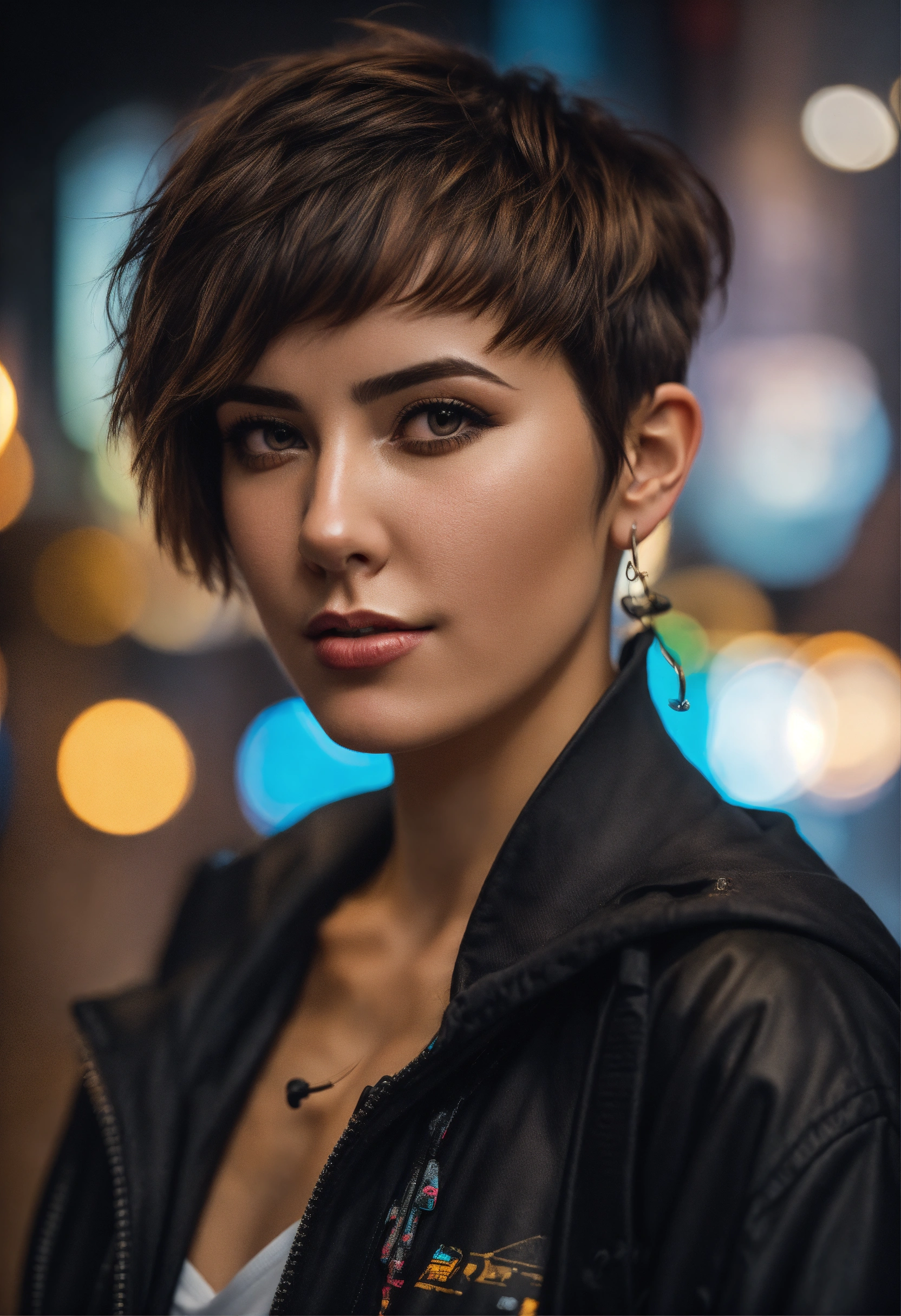 Lexica - Highly detailed portrait of spanish young woman 36 years old ...