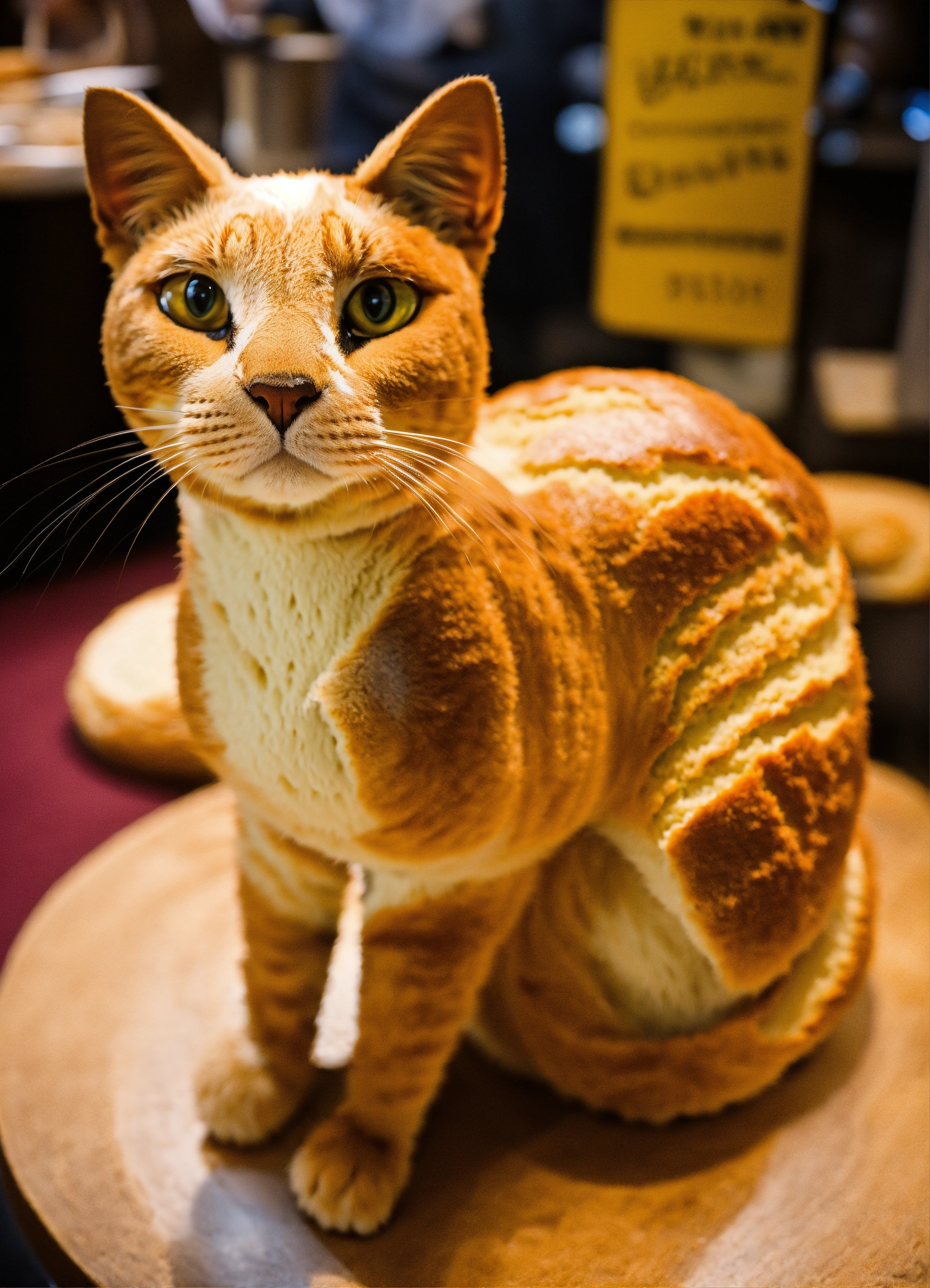 Lexica - Cat made from bread