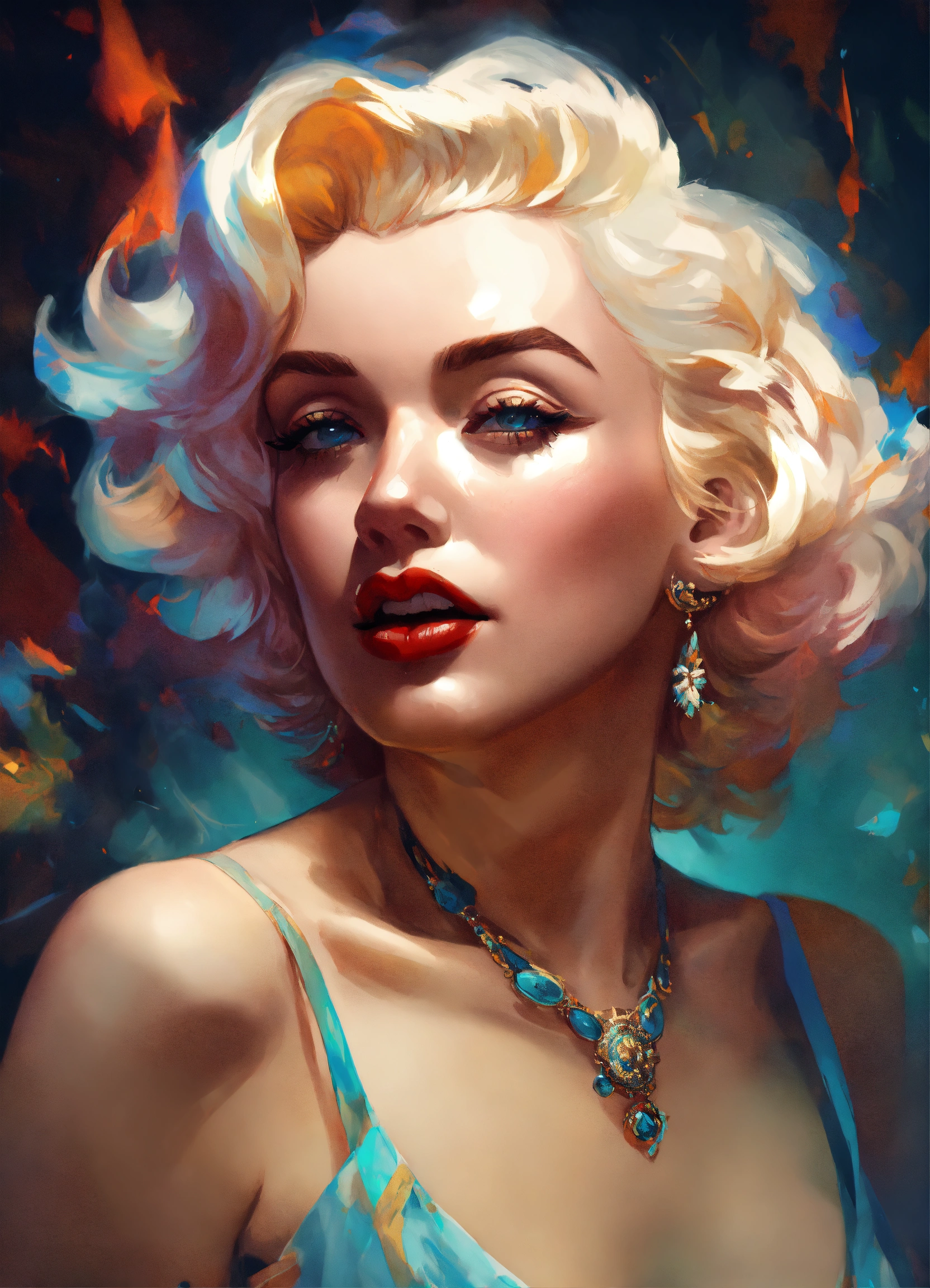 Lexica - "Marilyn Monroe smoking a cigarette", "head and shoulders ...