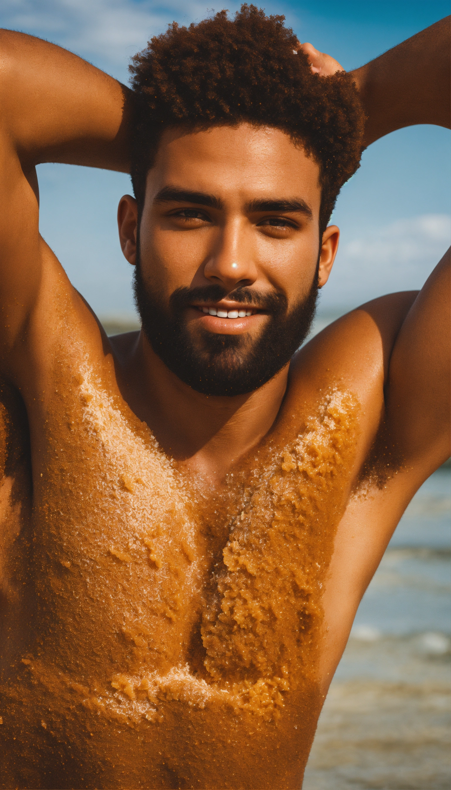 Lexica - Man exfoliating skin body scrub