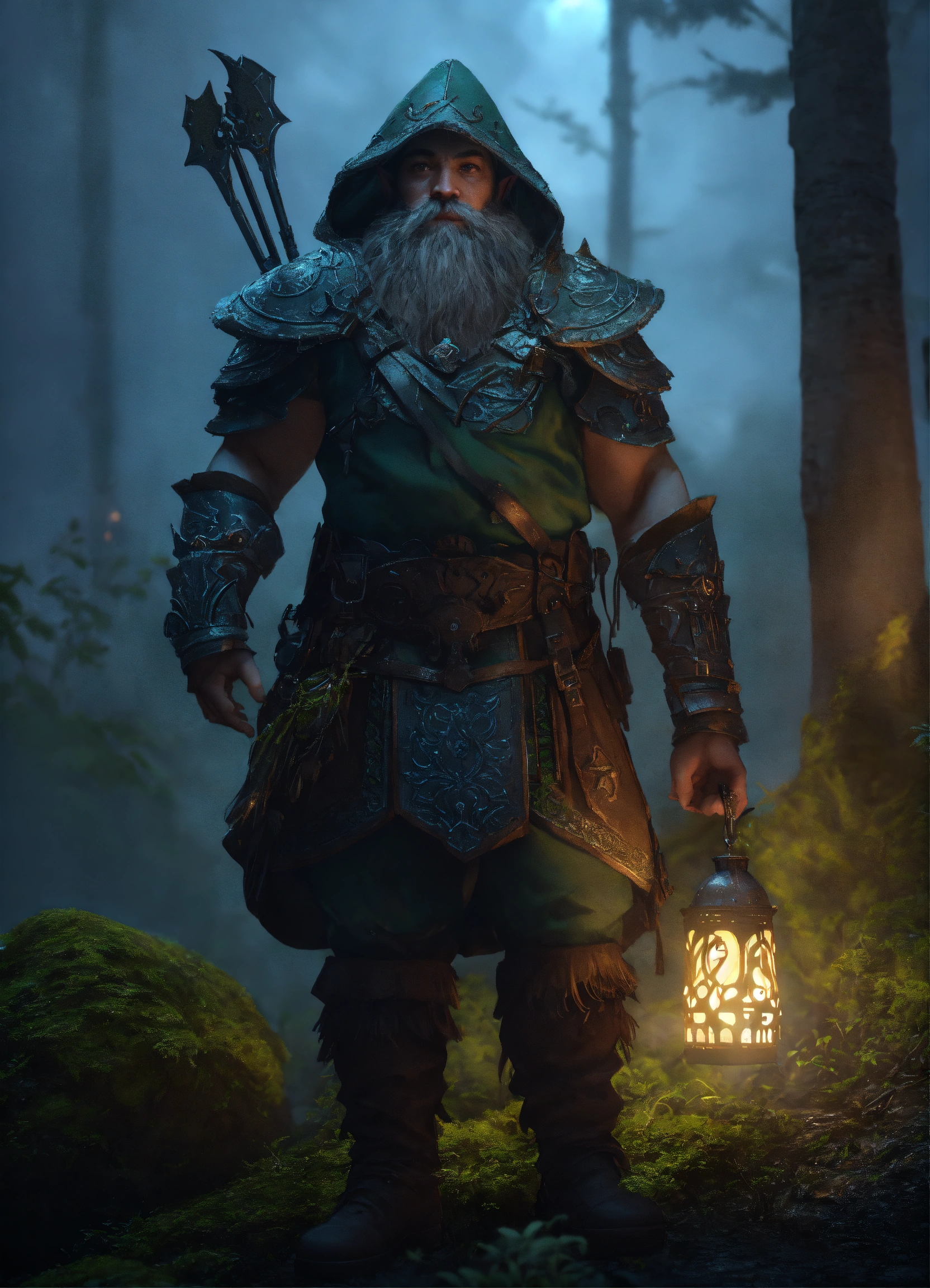 Lexica - Elf, Dwarf, duwende, nuno sa punso, forest, foggy night ...