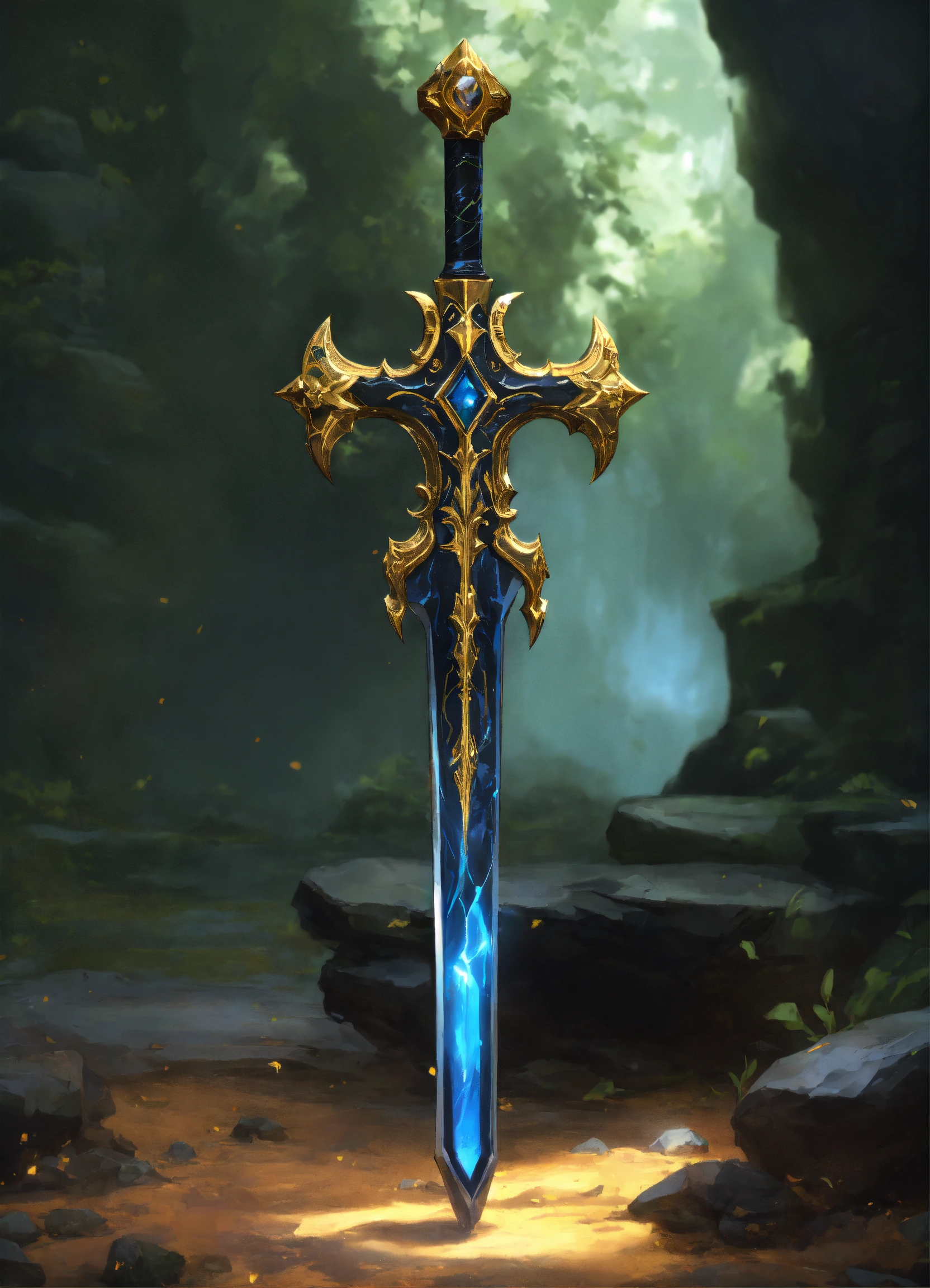 Lexica - Onyx energy black sword artifact