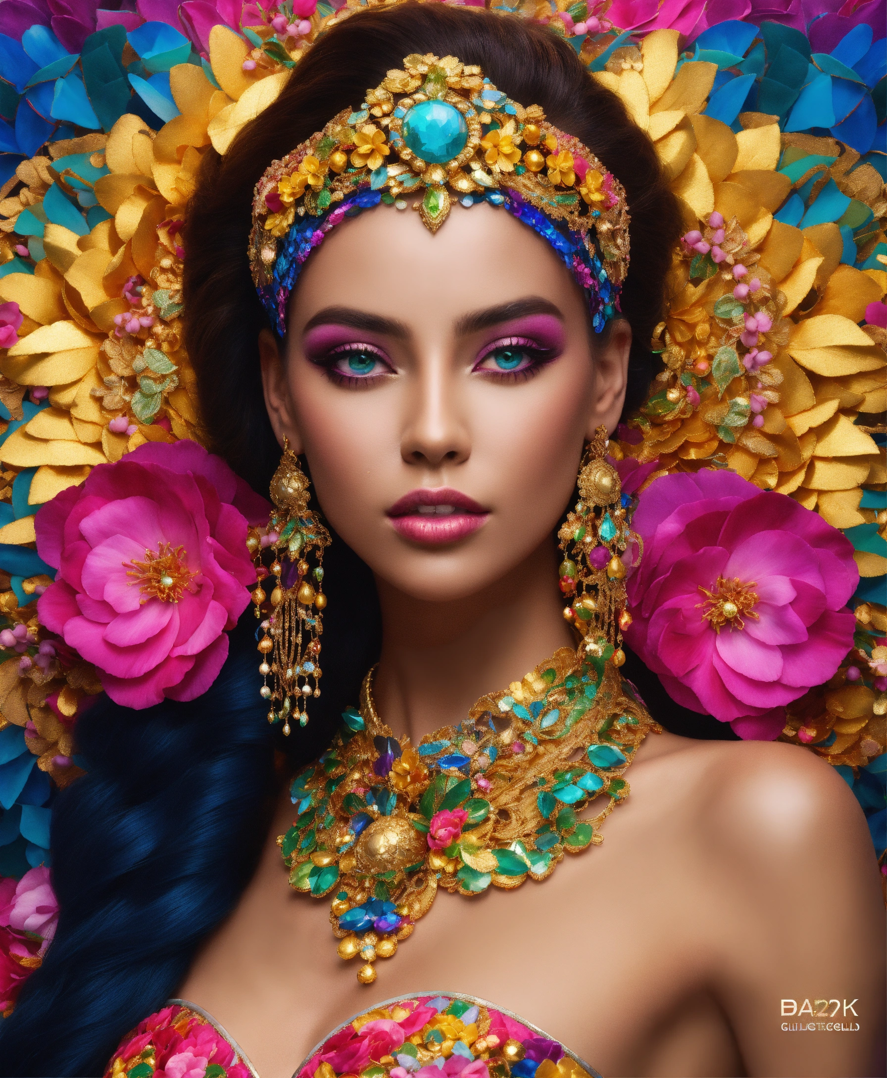 Lexica - Futuristic beautiful photogenic supermodel painted glamorous ...