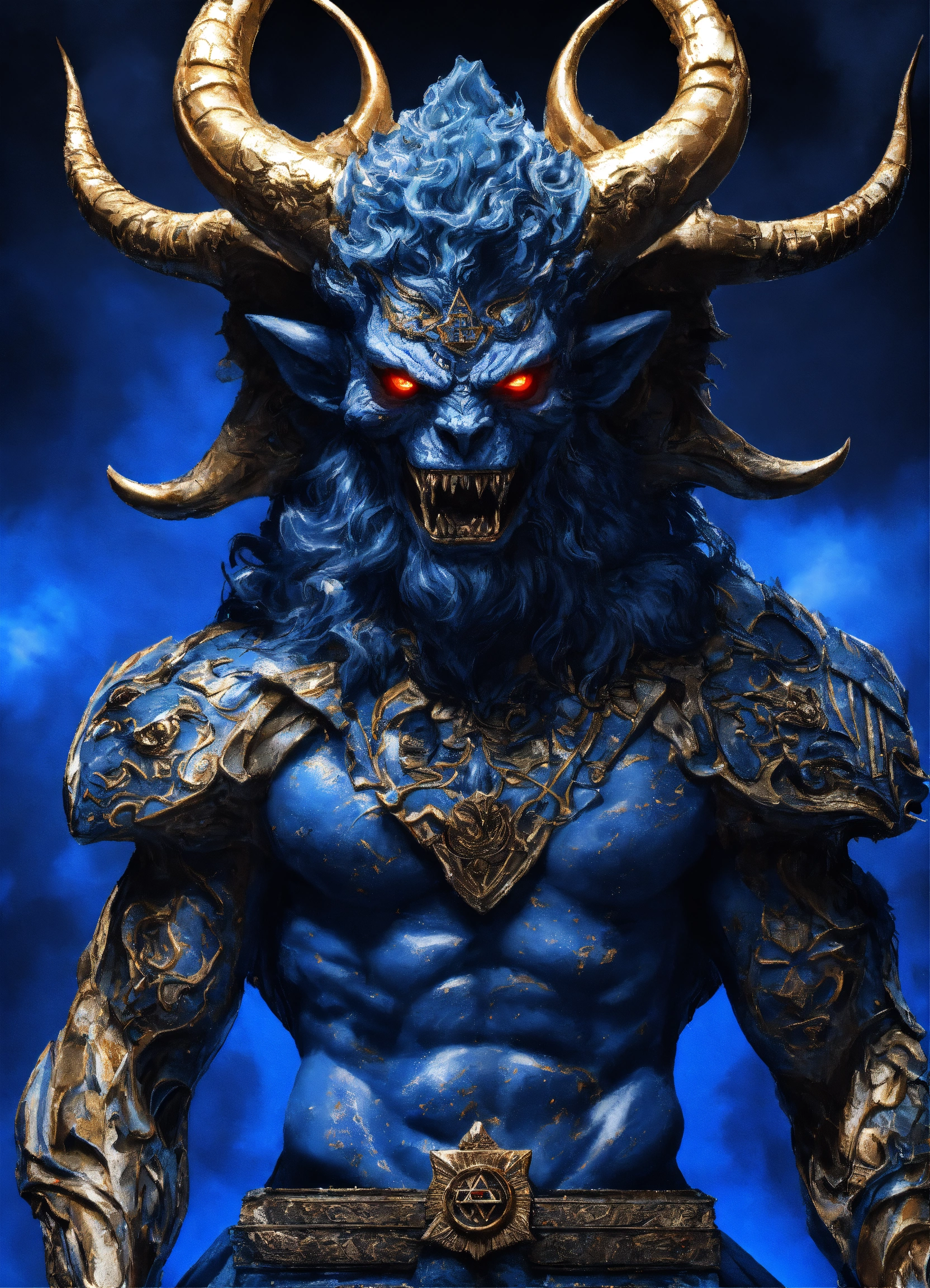 Lexica - Evil demonic Israel demon with an Israeli flag beast with an ...