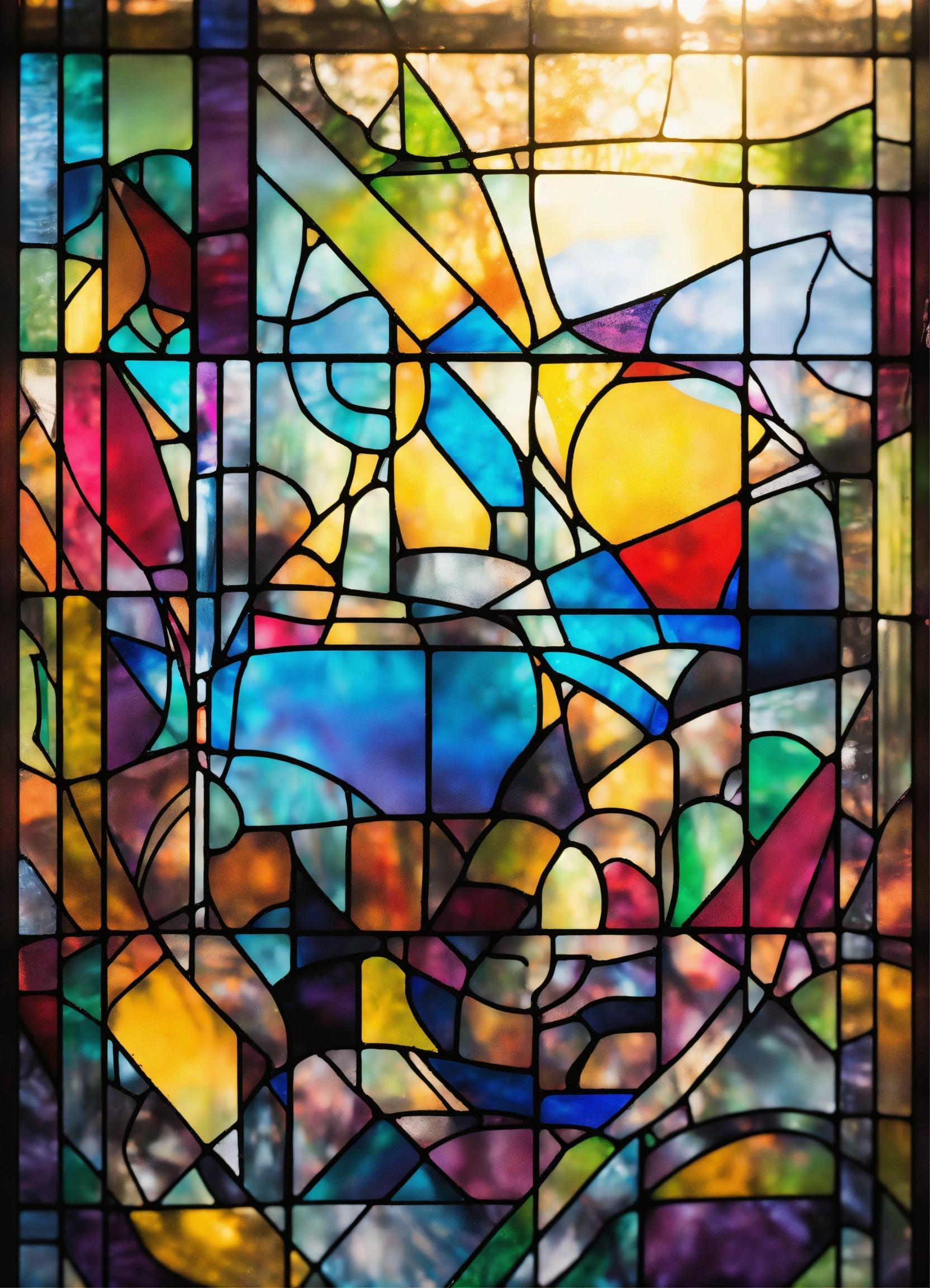 Lexica - Stained glass, abstract graffiti tag brush comic art. Comic ...