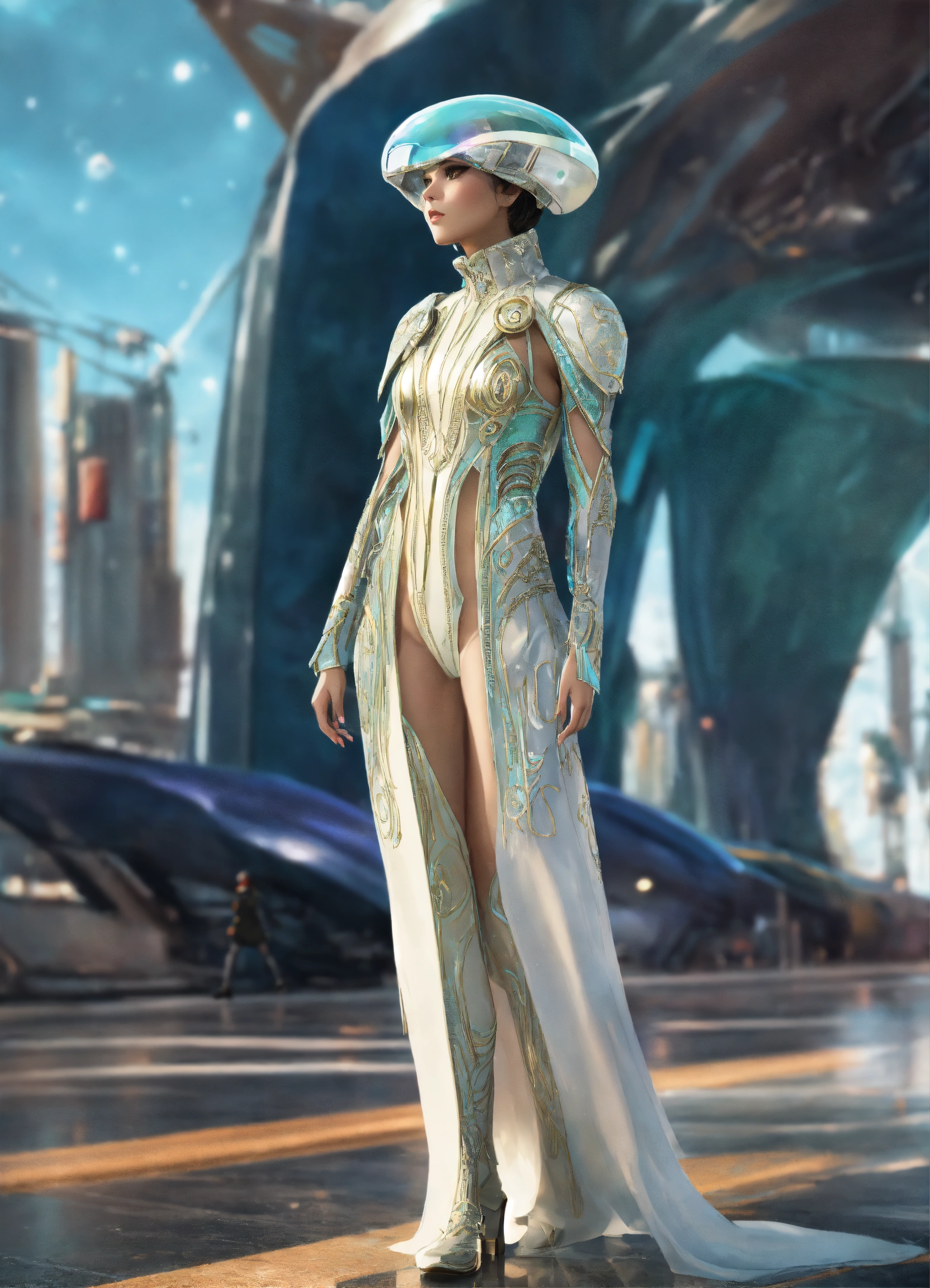 Lexica - A Alien, Alienrace woman , Alien_hippie hippiestyle clothings ...