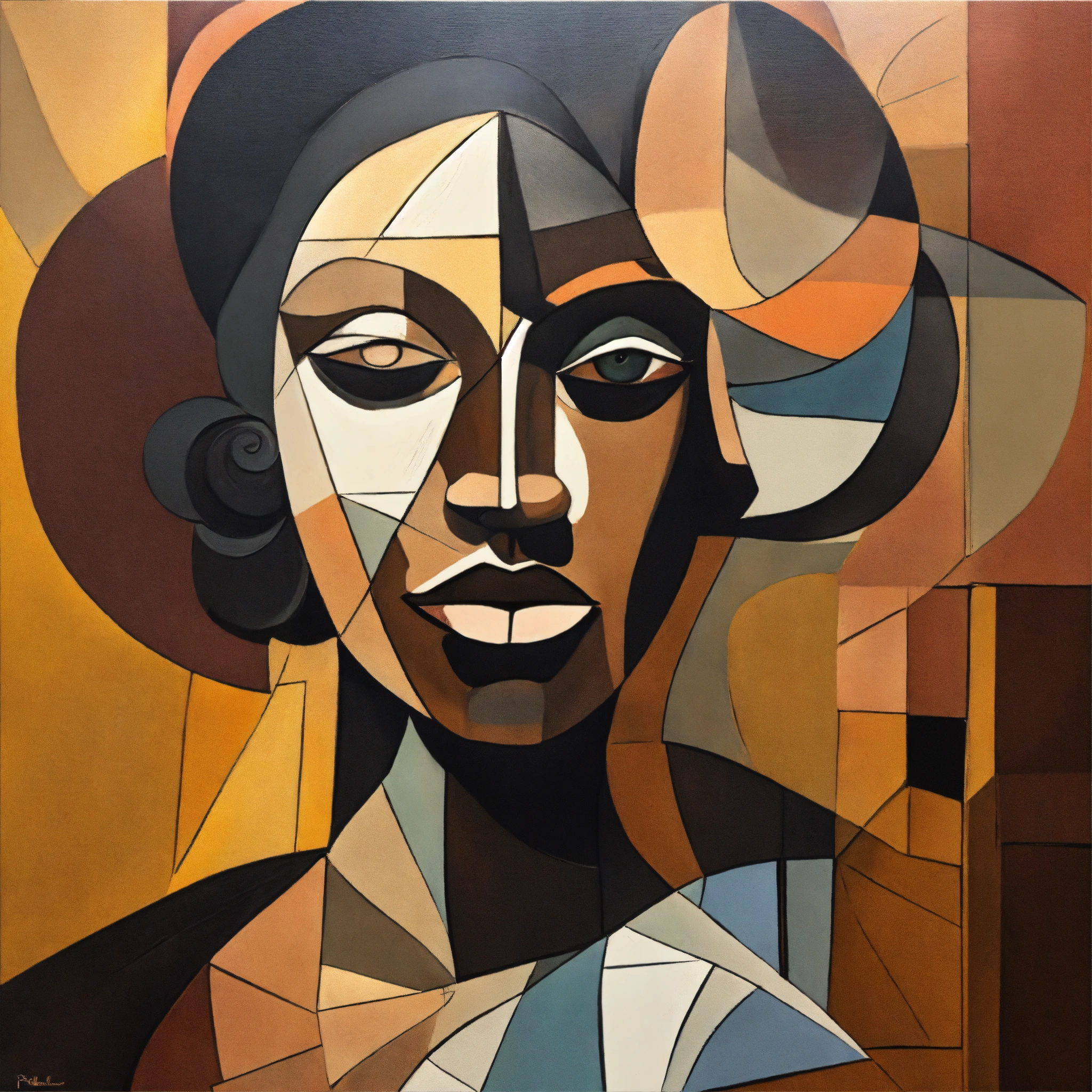 Lexica - Best of Picasso realism black females, cubism, boho neutral ...