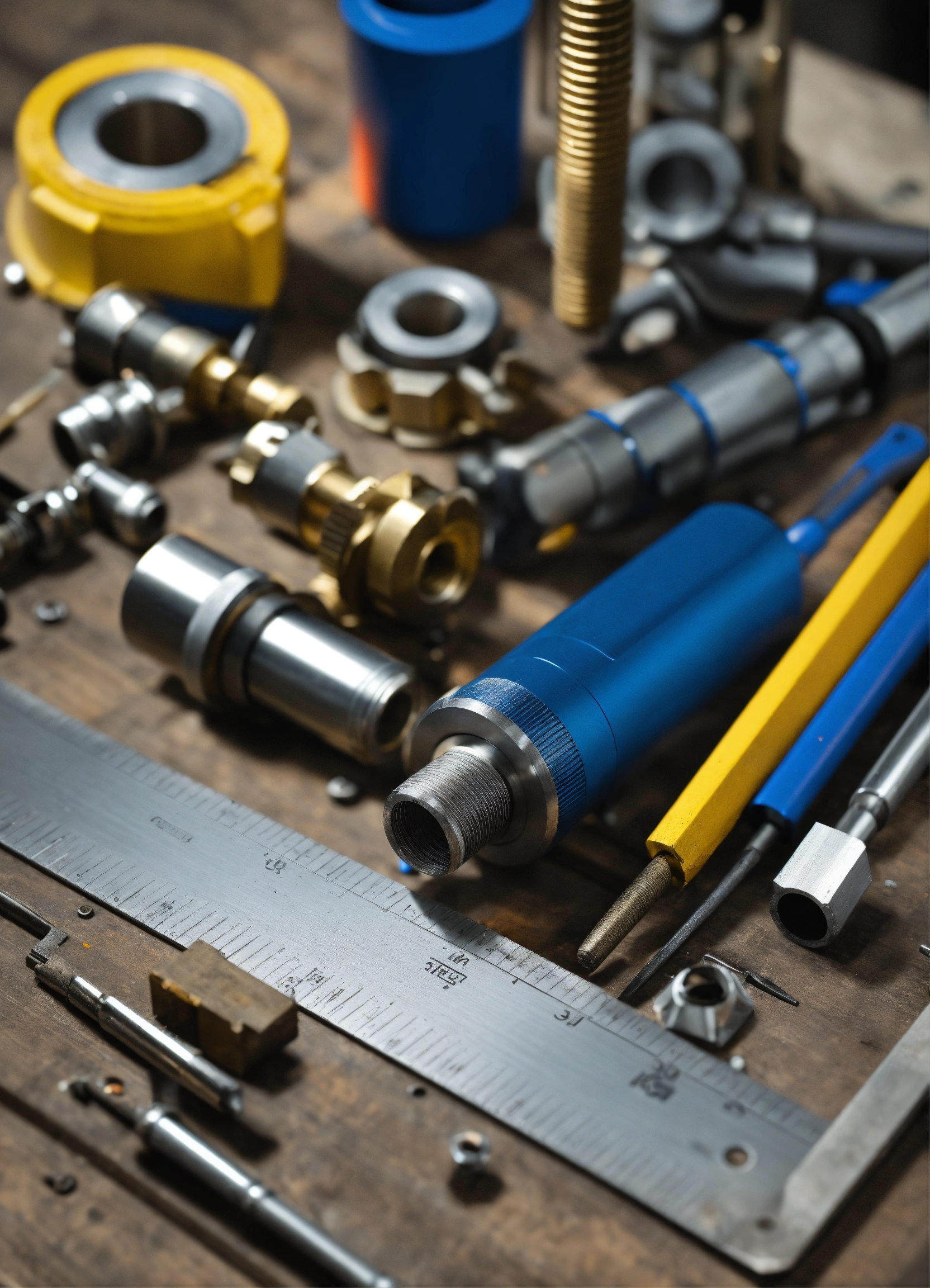 Lexica - Engineering tools over a metal table,