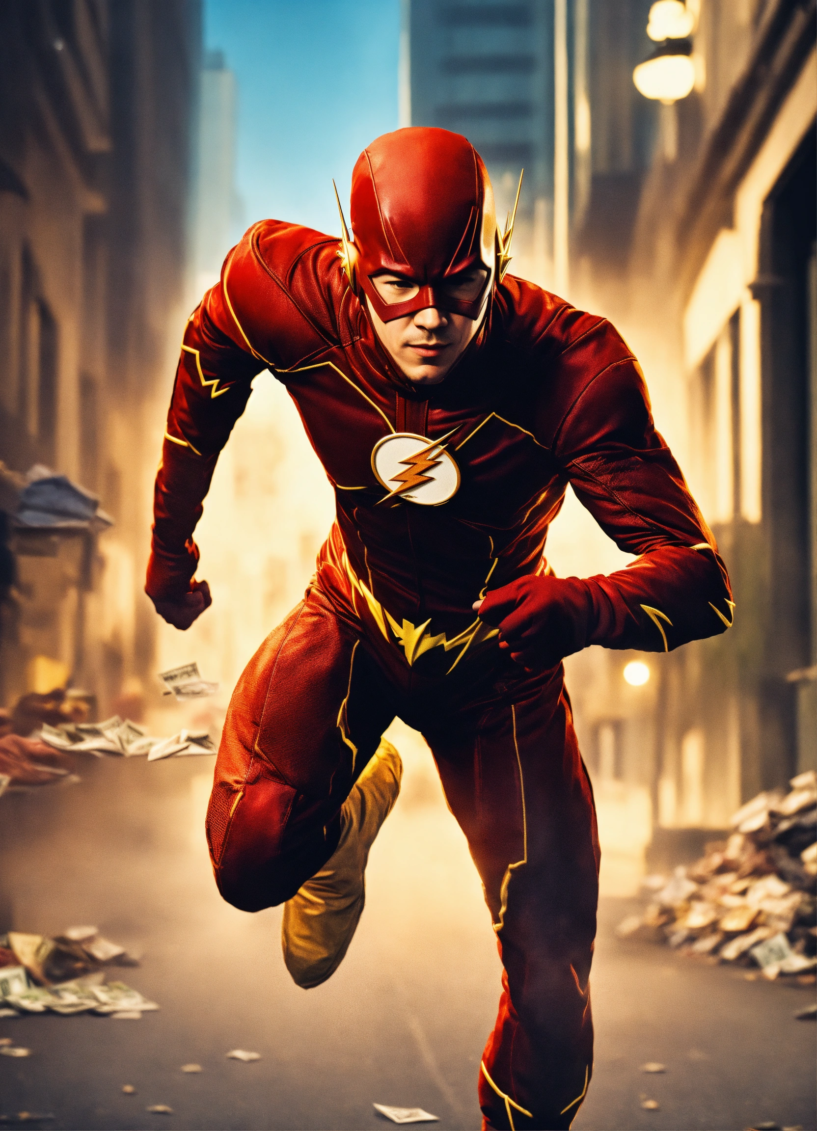 Lexica - The flash shoots the thief, the thief wears a mask, the thief ...
