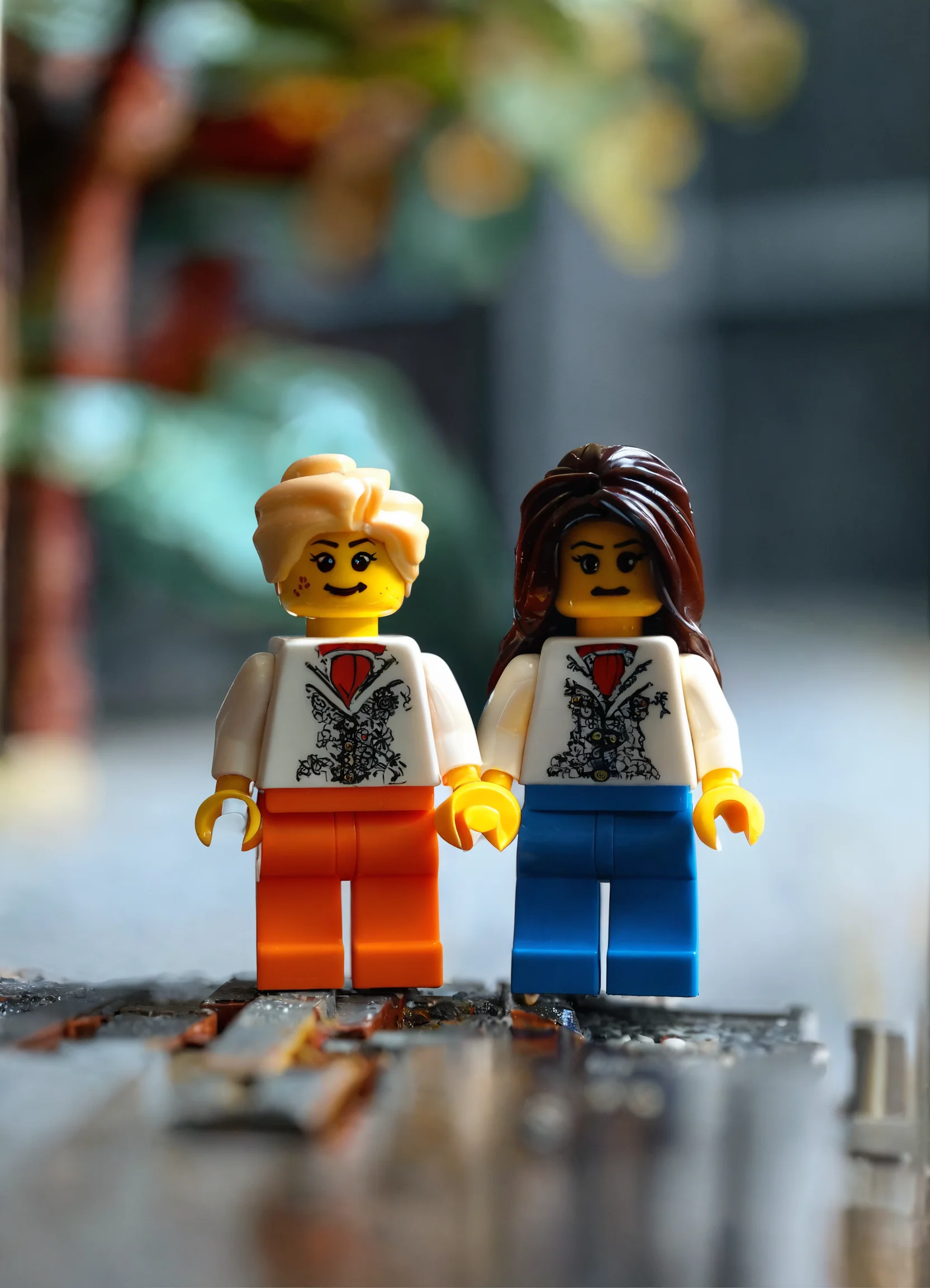 Lexica - Beautiful LEGO minifig girl, head of company