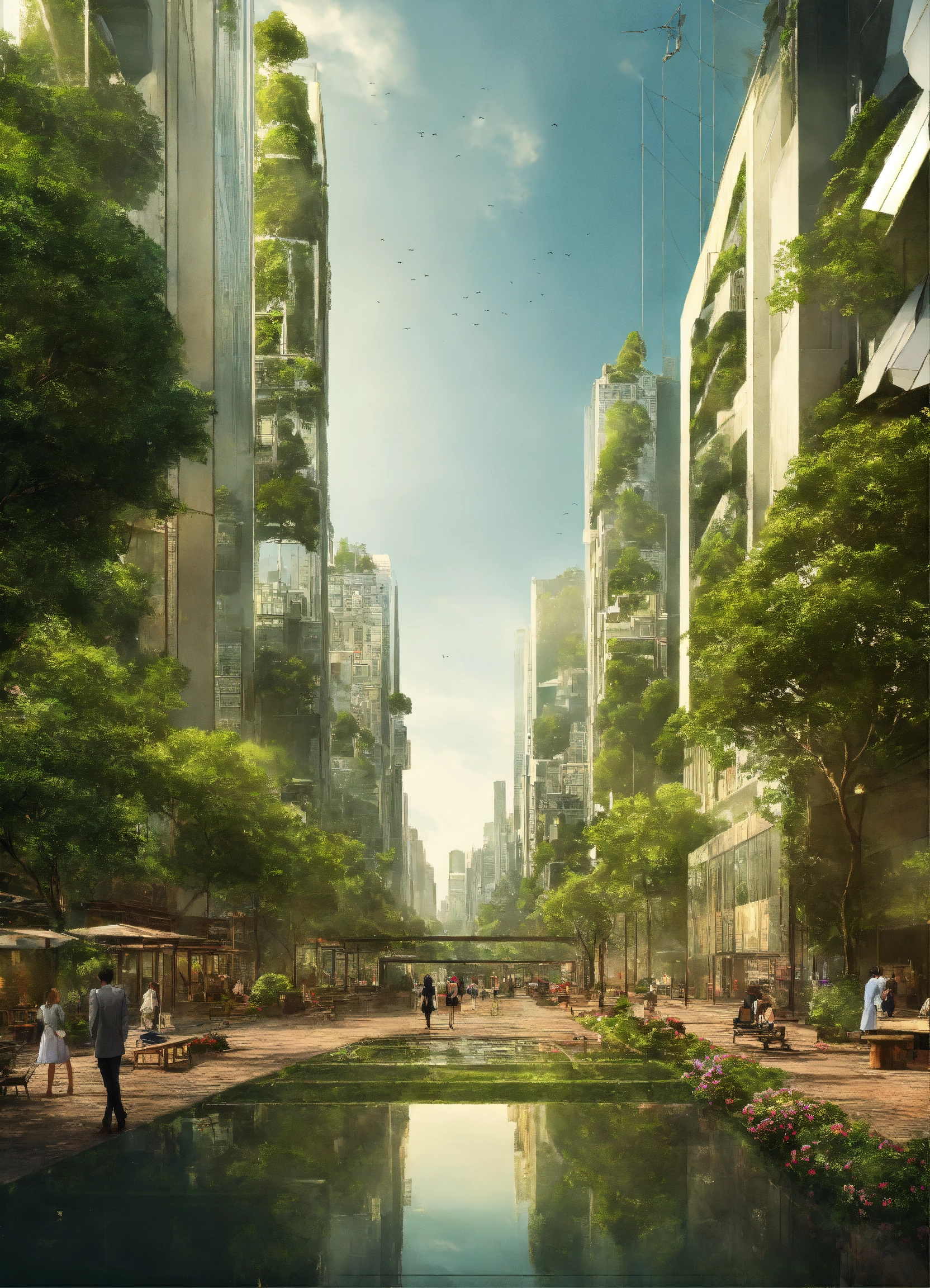 Lexica - Vision of natural city