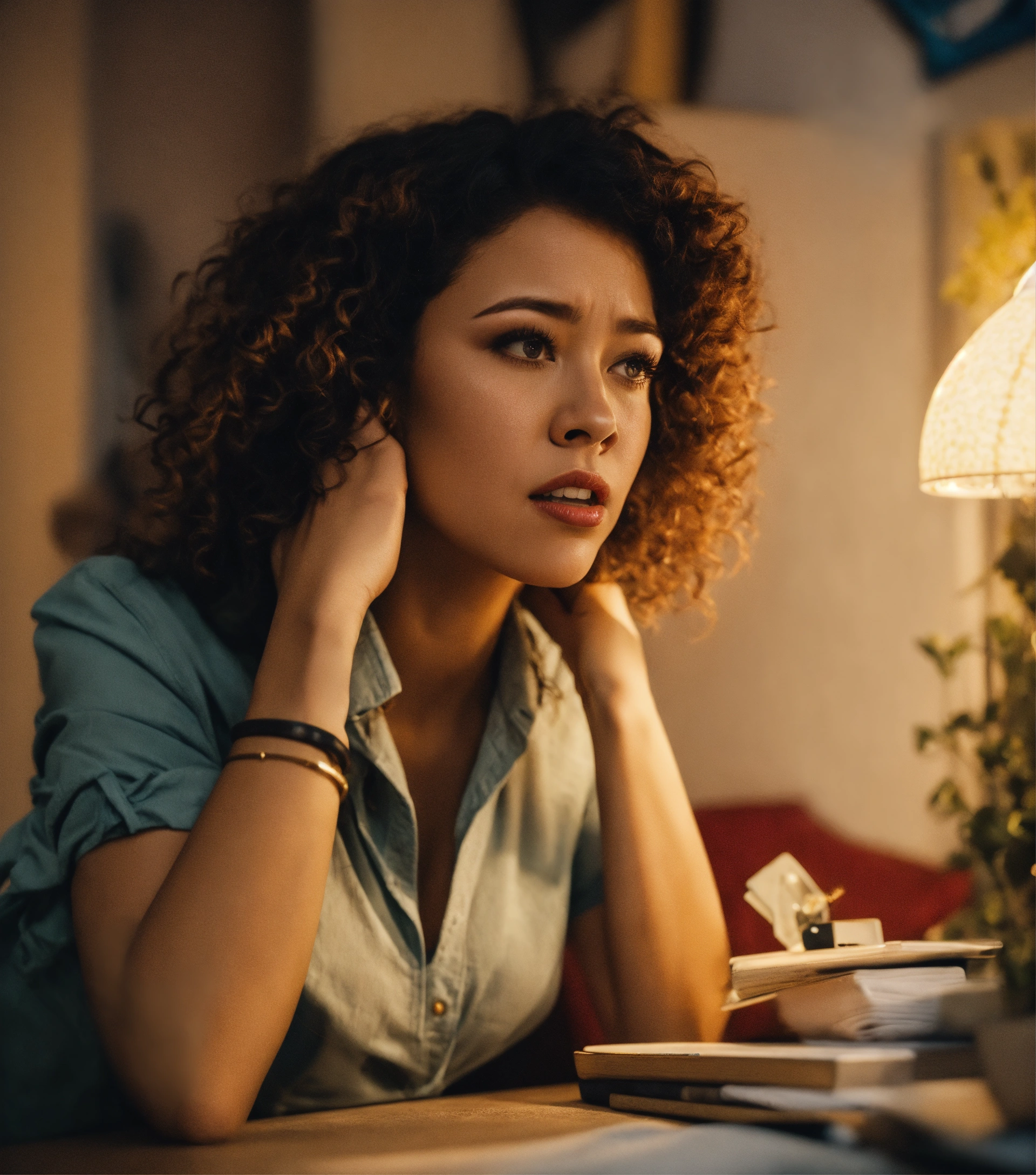 Lexica - A woman who is afraid of communication