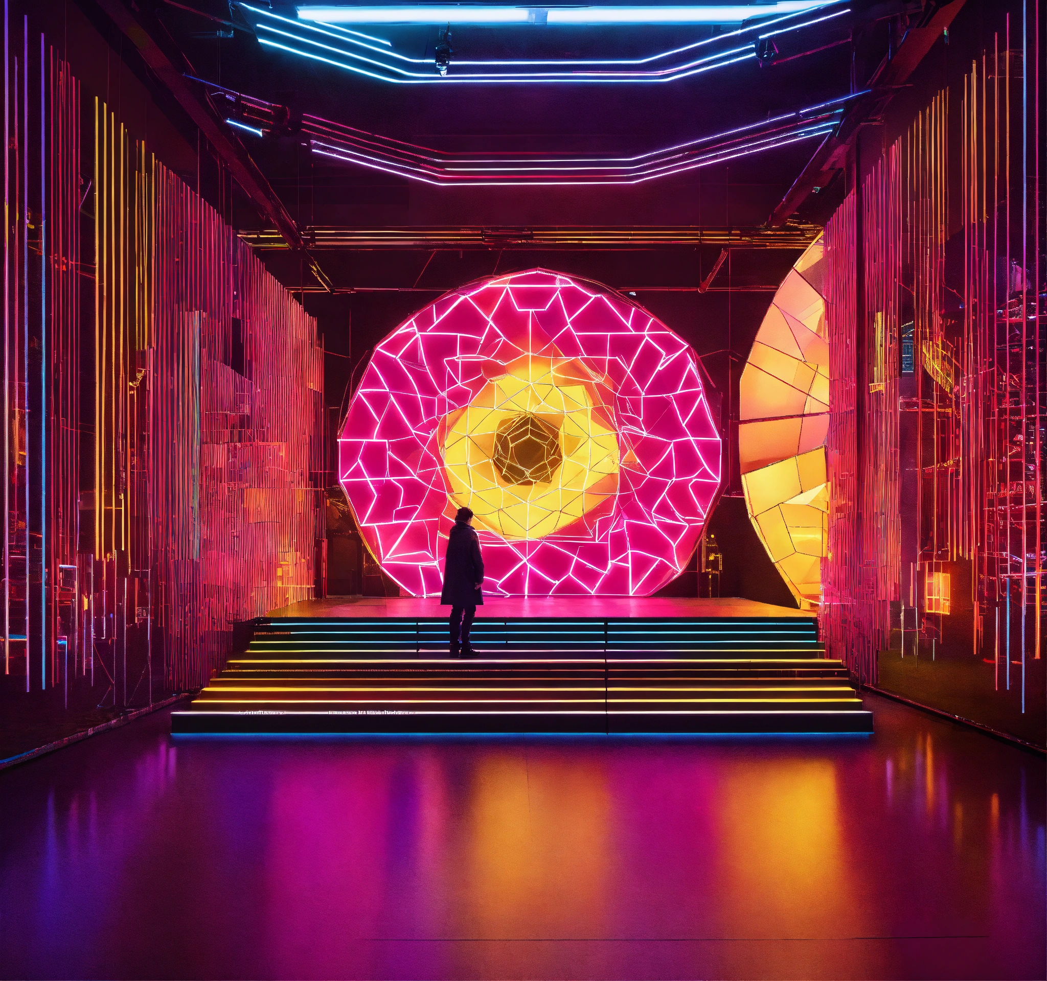 Lexica - Imagine a Hyper realistic, ultra 4k scene of a tradeshow that ...