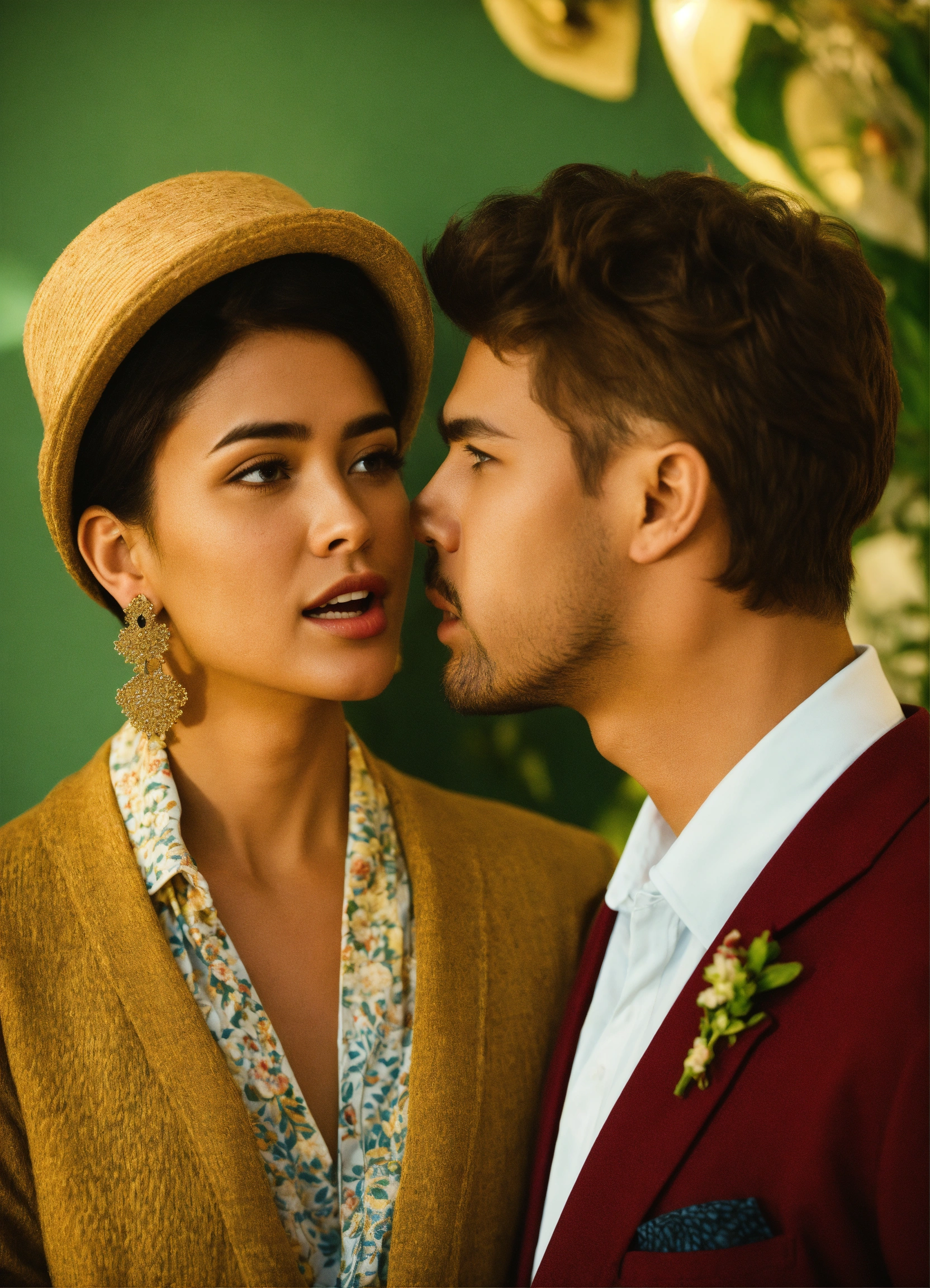 Lexica - Man and woman gossiping