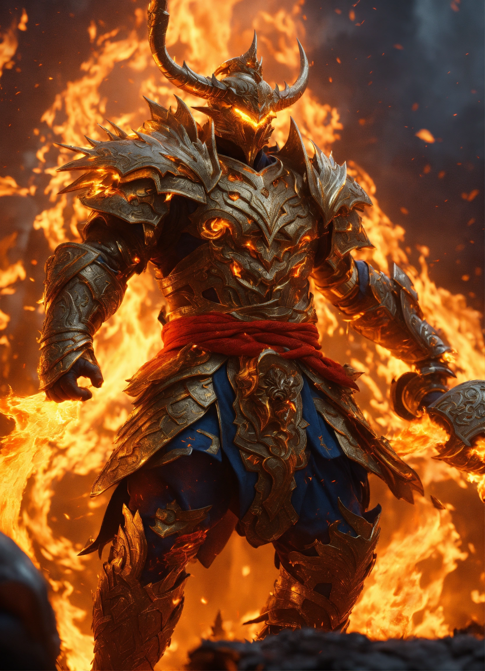 Lexica - "legendary fire god" fighting "legendary lightening god ...