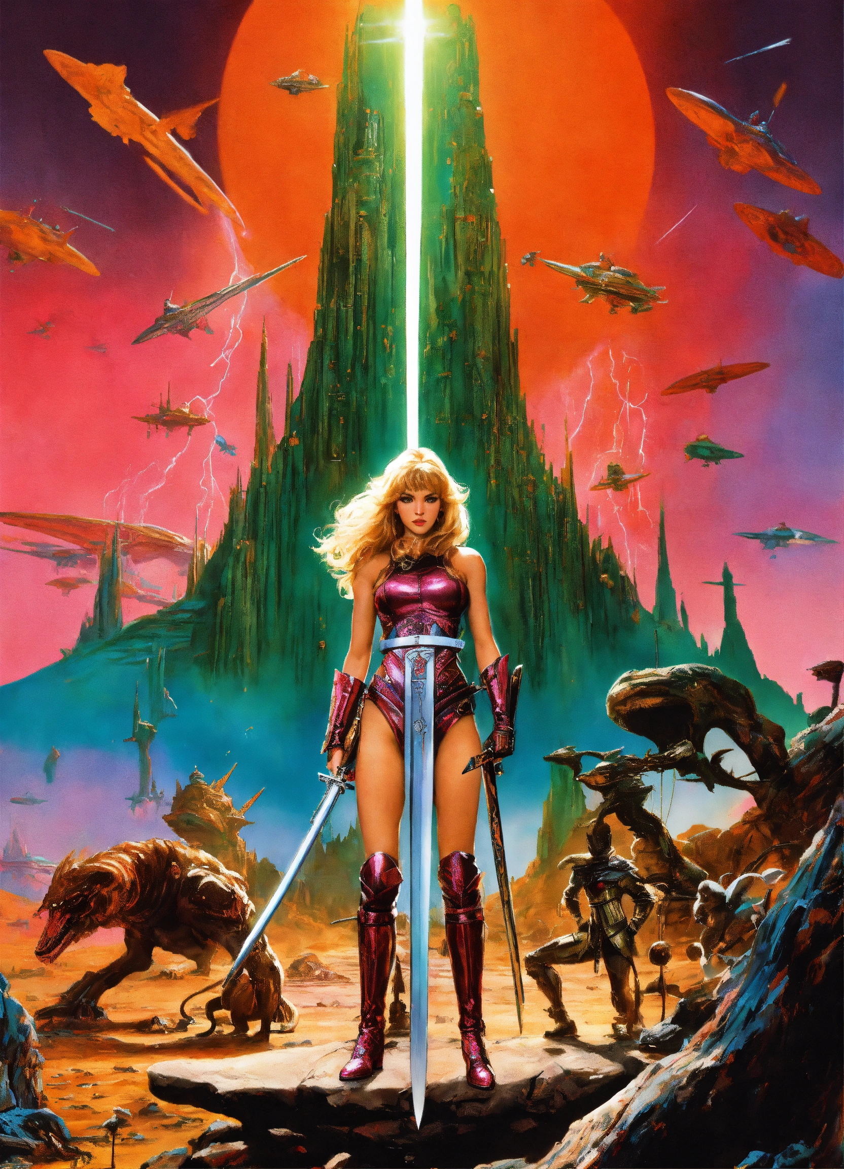 Lexica - Female, Cinematic, new Heavy Metal 2000 movie, Barbarella ...