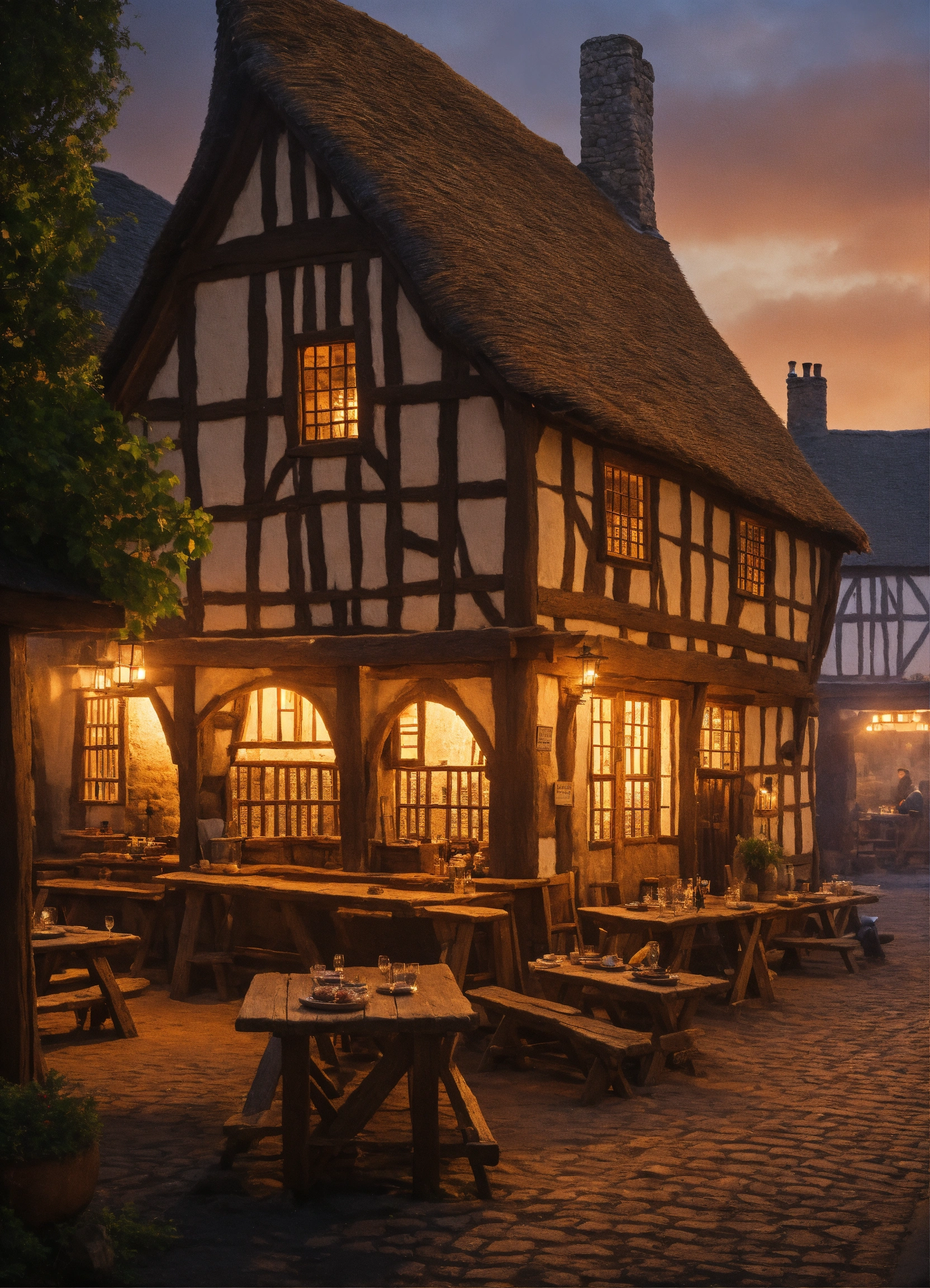 Lexica - Anglo saxon tavern in a city