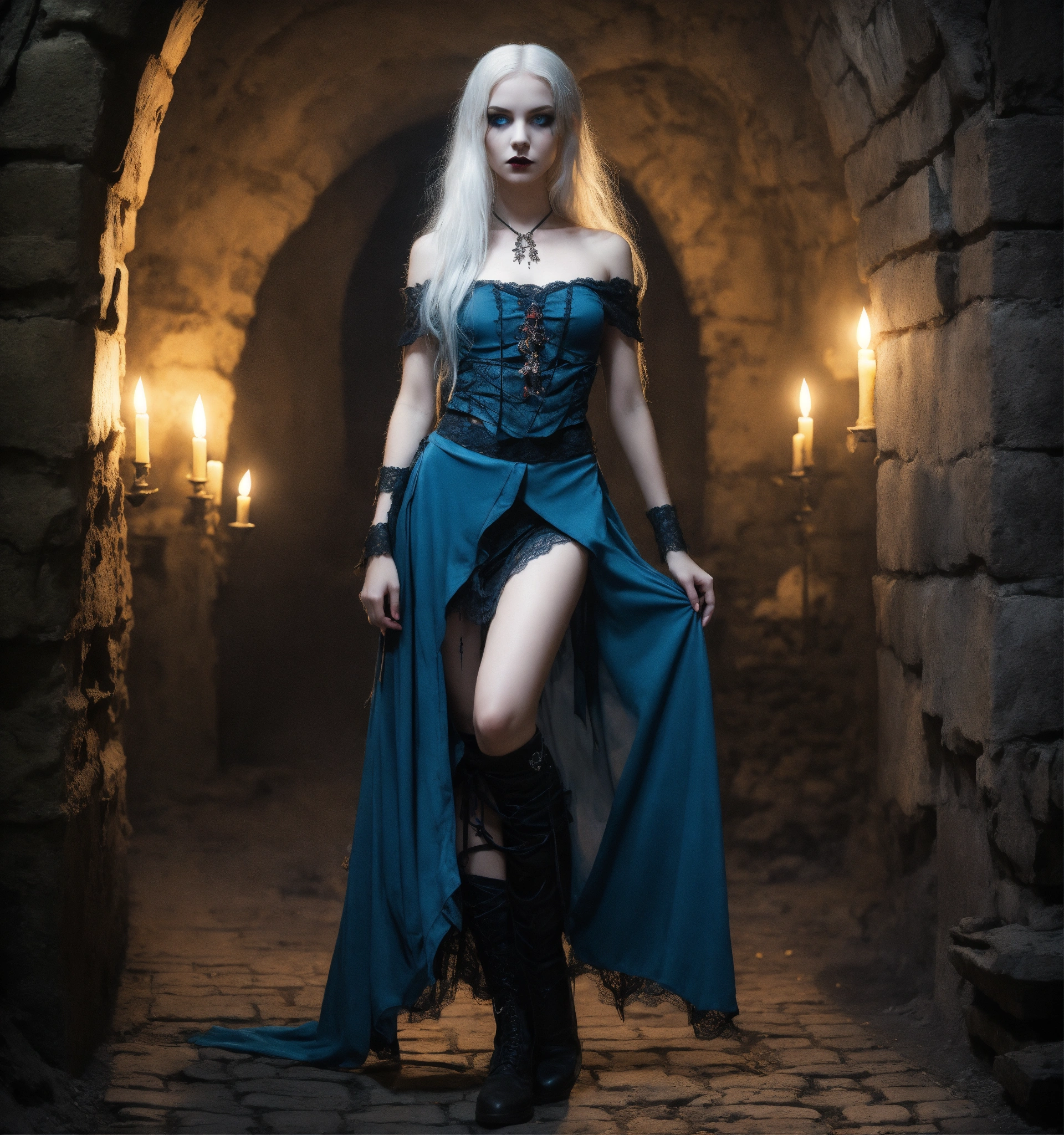 Lexica - Body portrait, sehr kindhafte deadly pale twelve year old ...