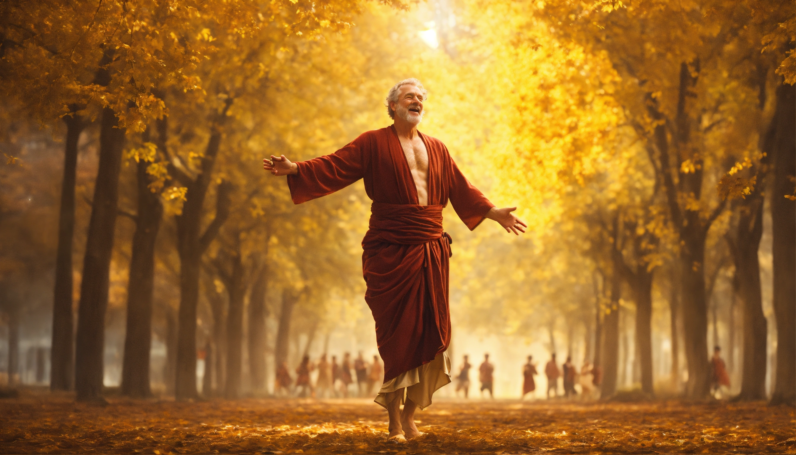 Lexica - Stoic man, joyful, dancing with delight, recognition ...