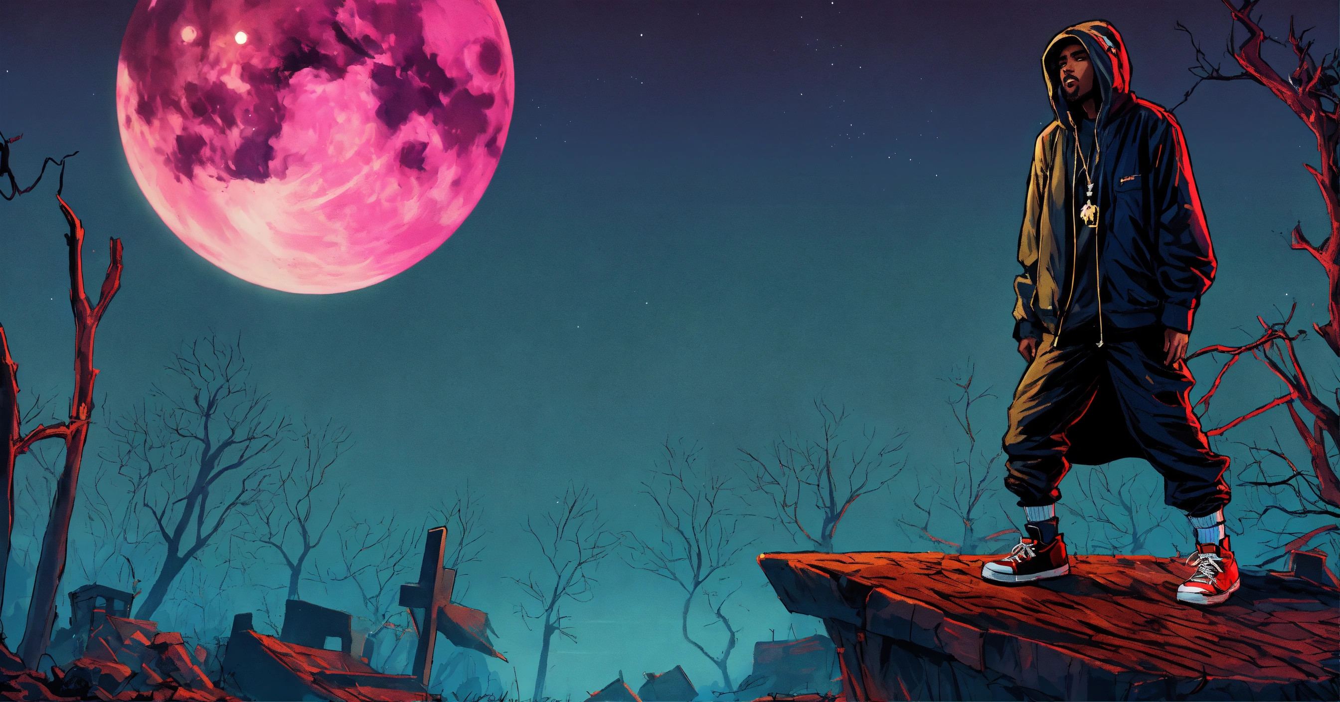 Lexica - A funky rapper is dropping dope rhymes in a haunted graveyard ...