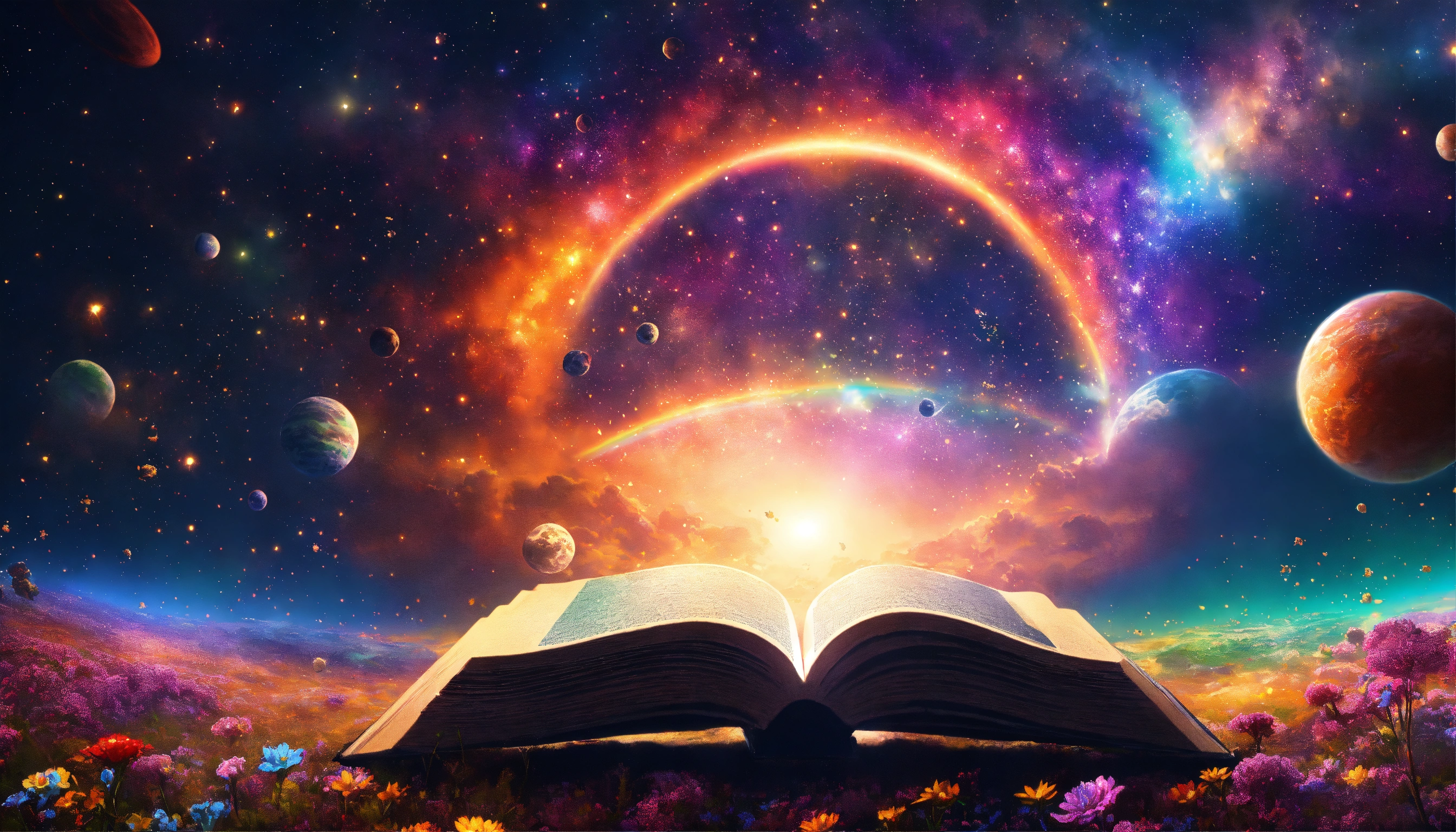 Lexica - Book, a course in miracles, in space, meditation, cosmic space ...