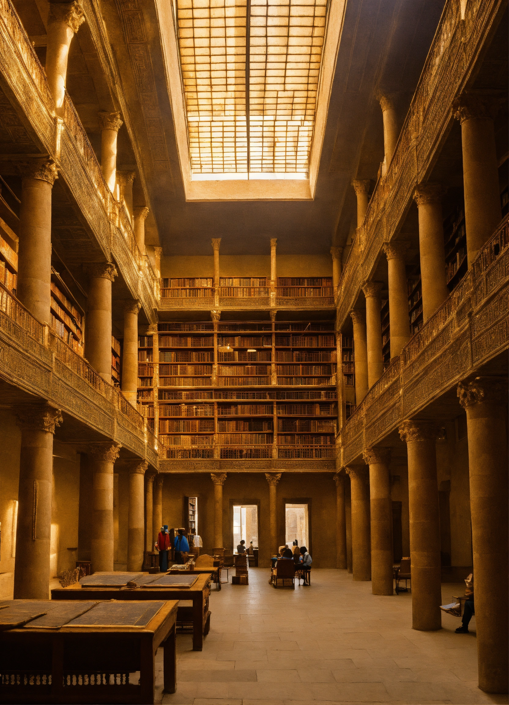Lexica - The library of ashurbanipal, full view, entire building in view