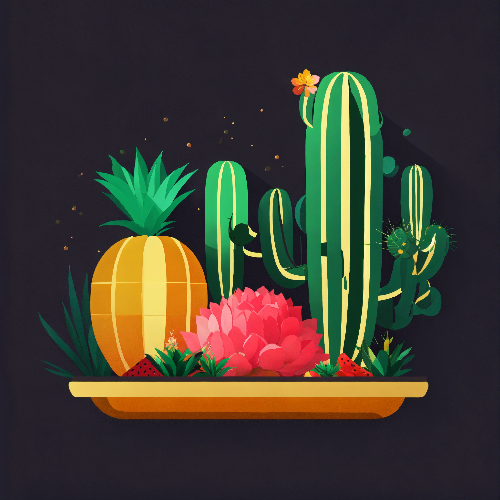 Lexica - Square flat design logo, materialistic icon style, flat style ...