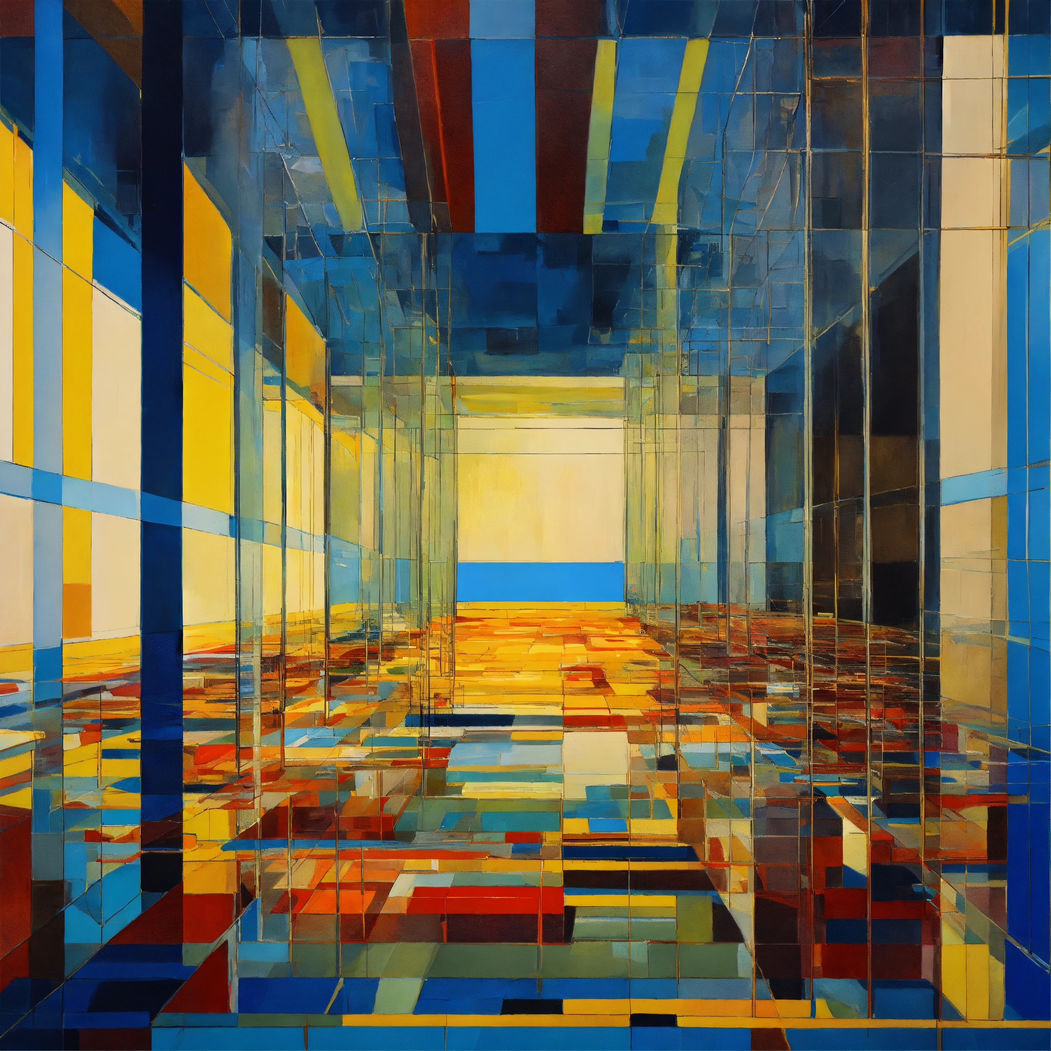 Lexica - Monica Rizzolli, recursive art, oil painting, recursive art ...