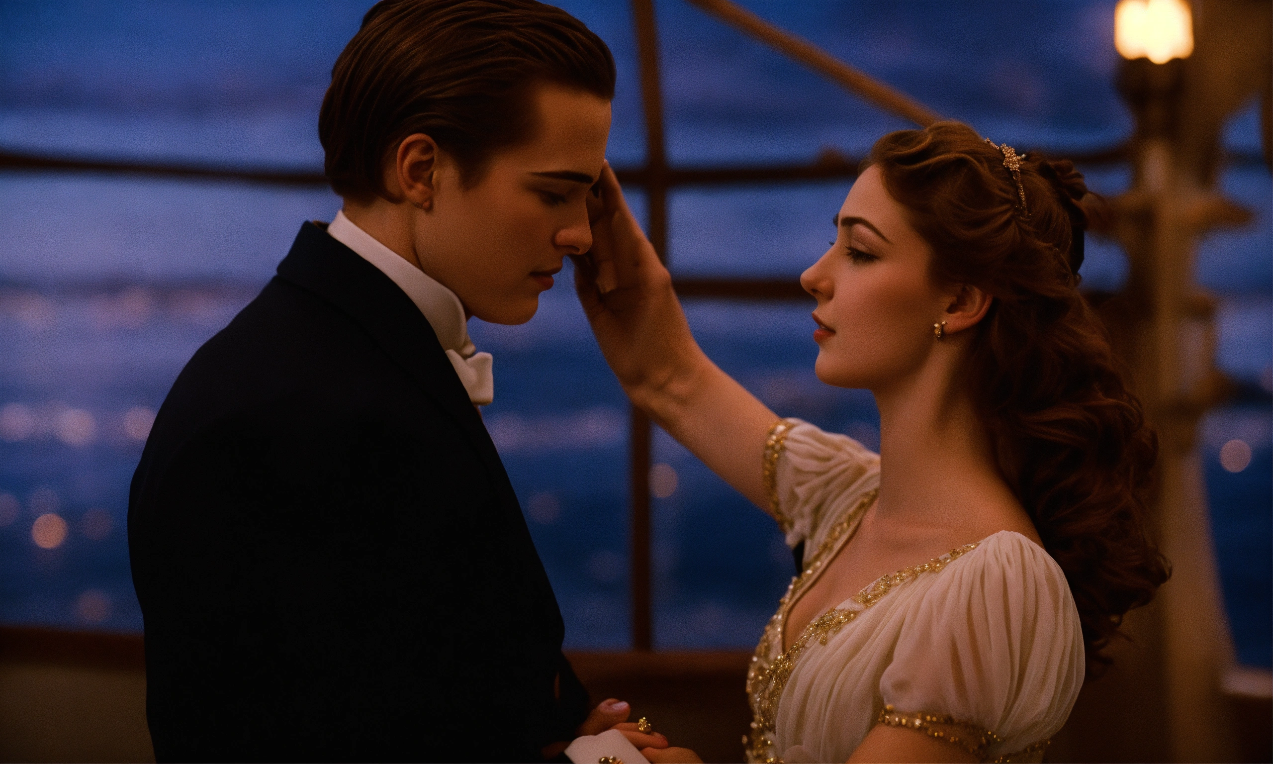 Lexica - Pose of couple from titanic, normal arms and nails