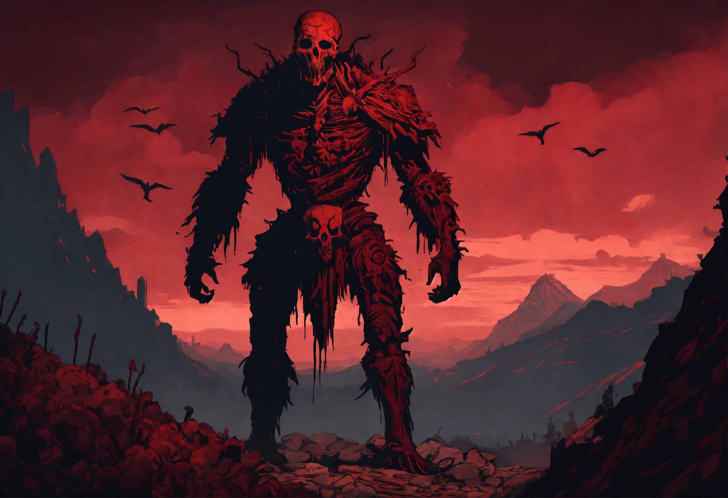 Lexica - 500 meter tall humanoid giant made out of animal corpses ...