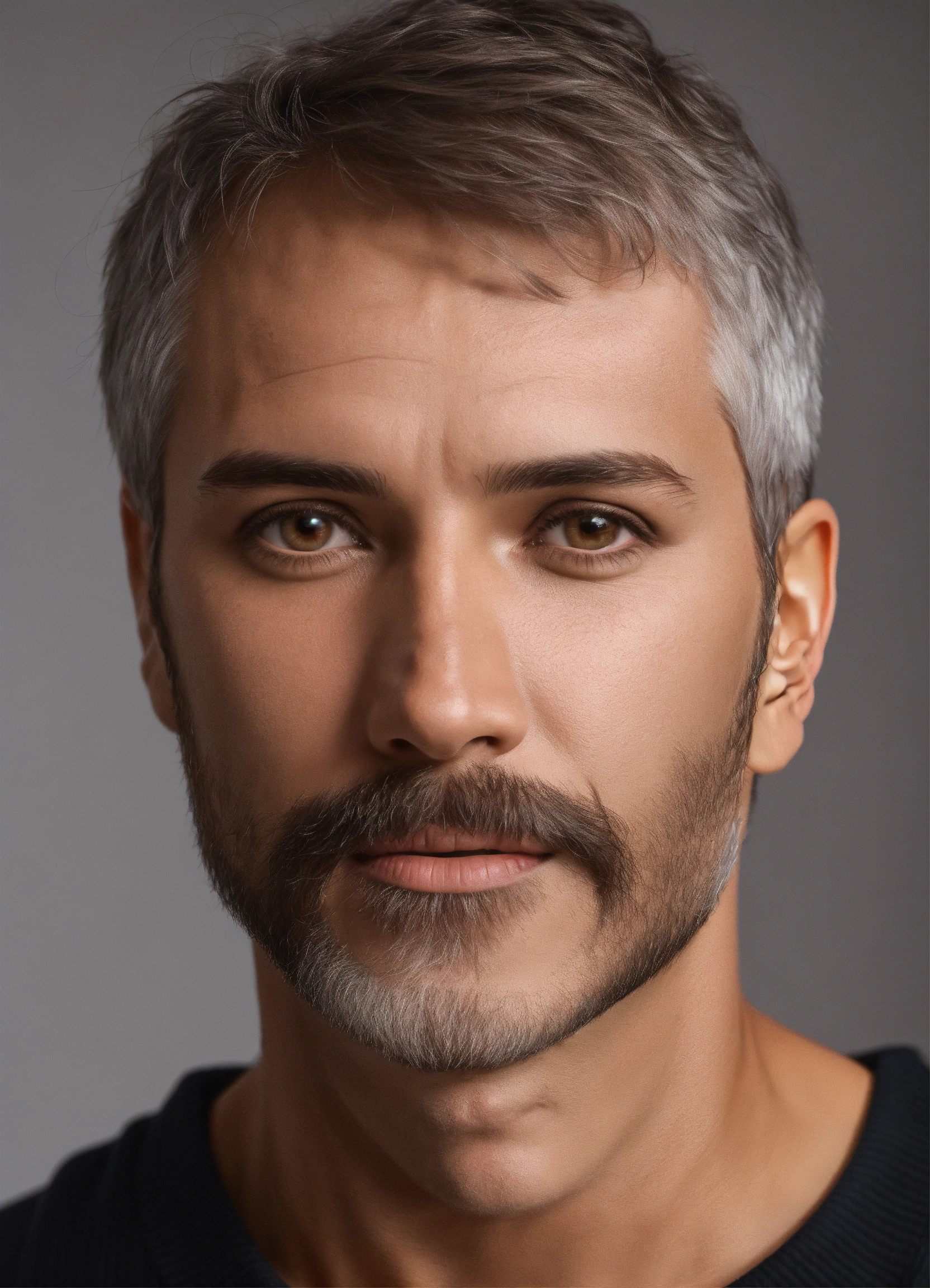 Lexica - Male, 51 years old, russian, short haircut, brown eyes Model ...