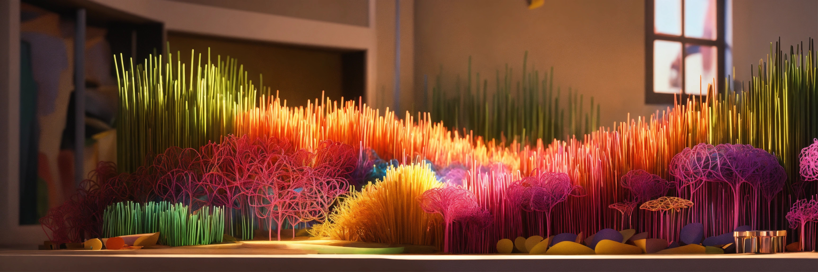 Lexica - Ideas scribble 3d pen beautiful rendering