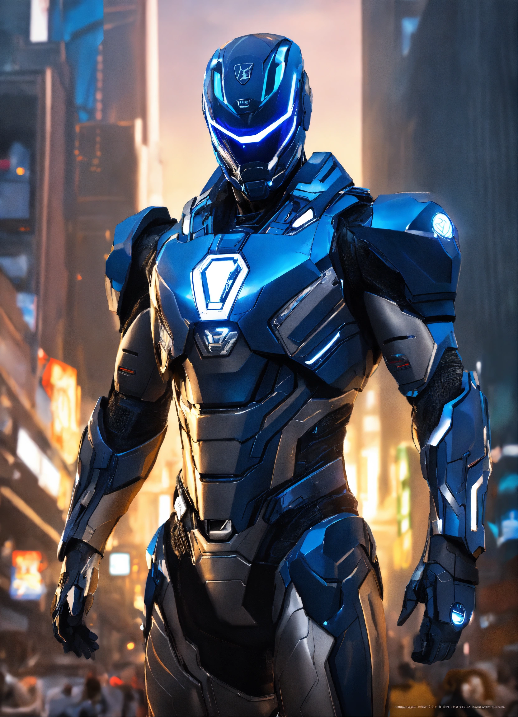 Lexica - Realistic illustration art, digital painting, Tech Titan's ...