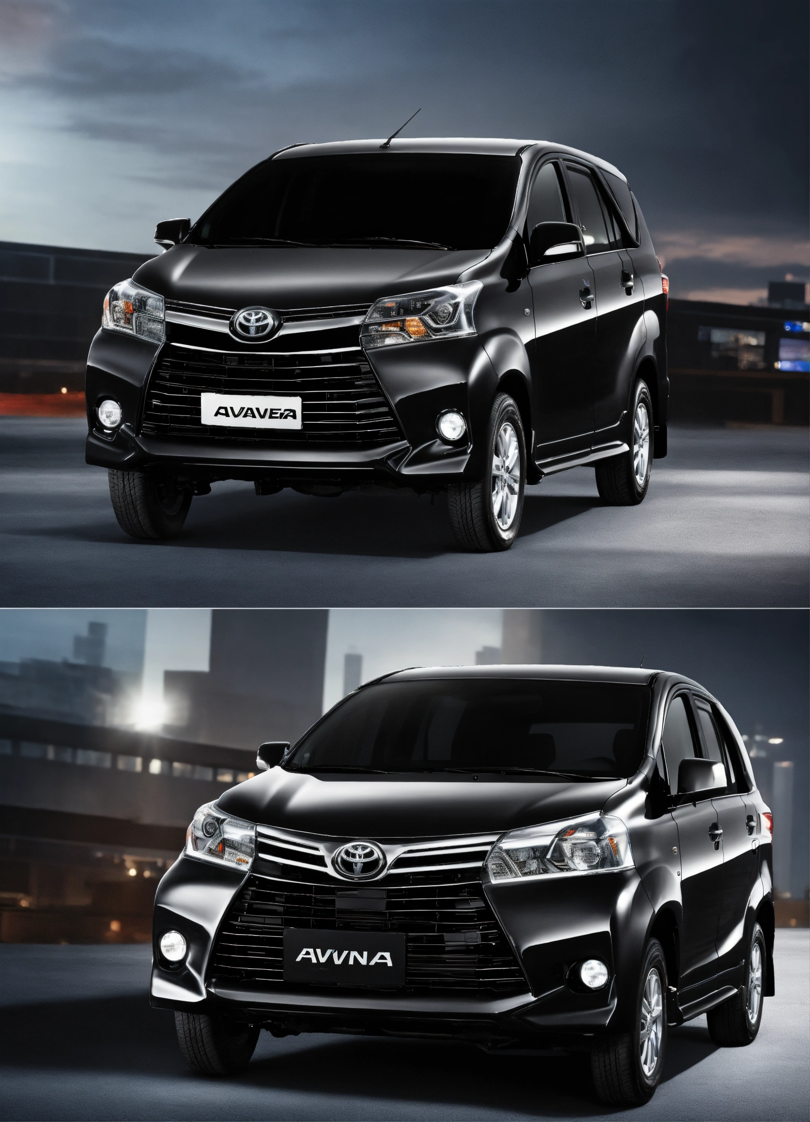 Lexica - A car bumper from Toyota avanza 2015, new, in black color