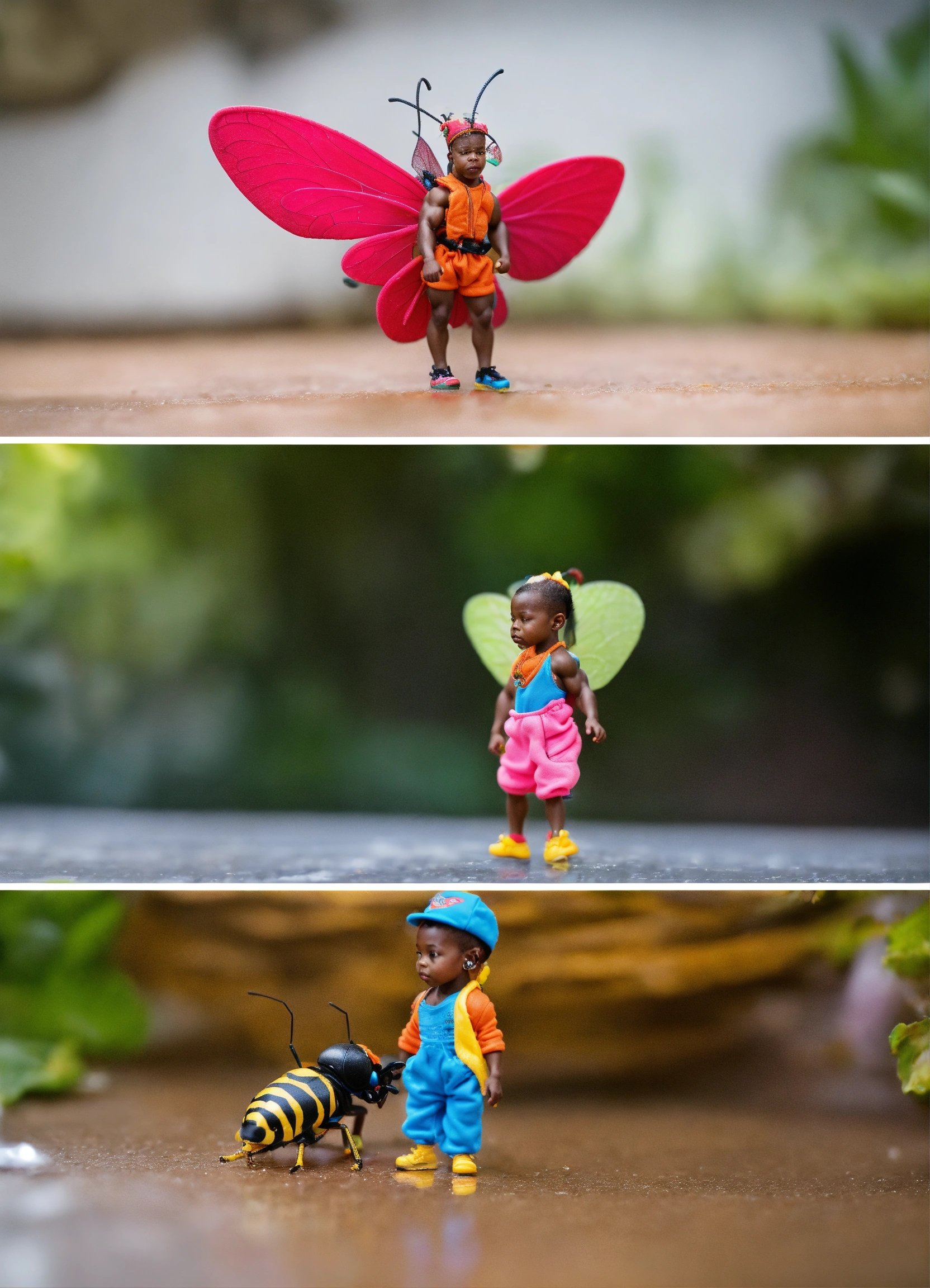 Lexica - 1 inch Bug size Shrunk tiny shrinking micro Rapper fairy toy ...