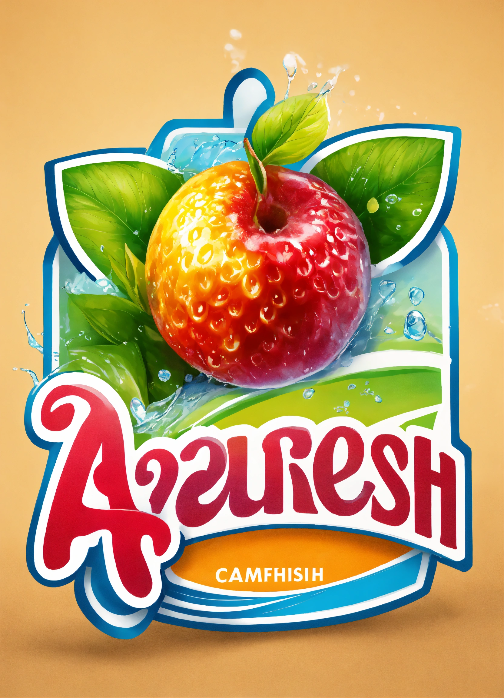 Lexica - Create Logo Company "AquaFresh" Subject Production of natural ...