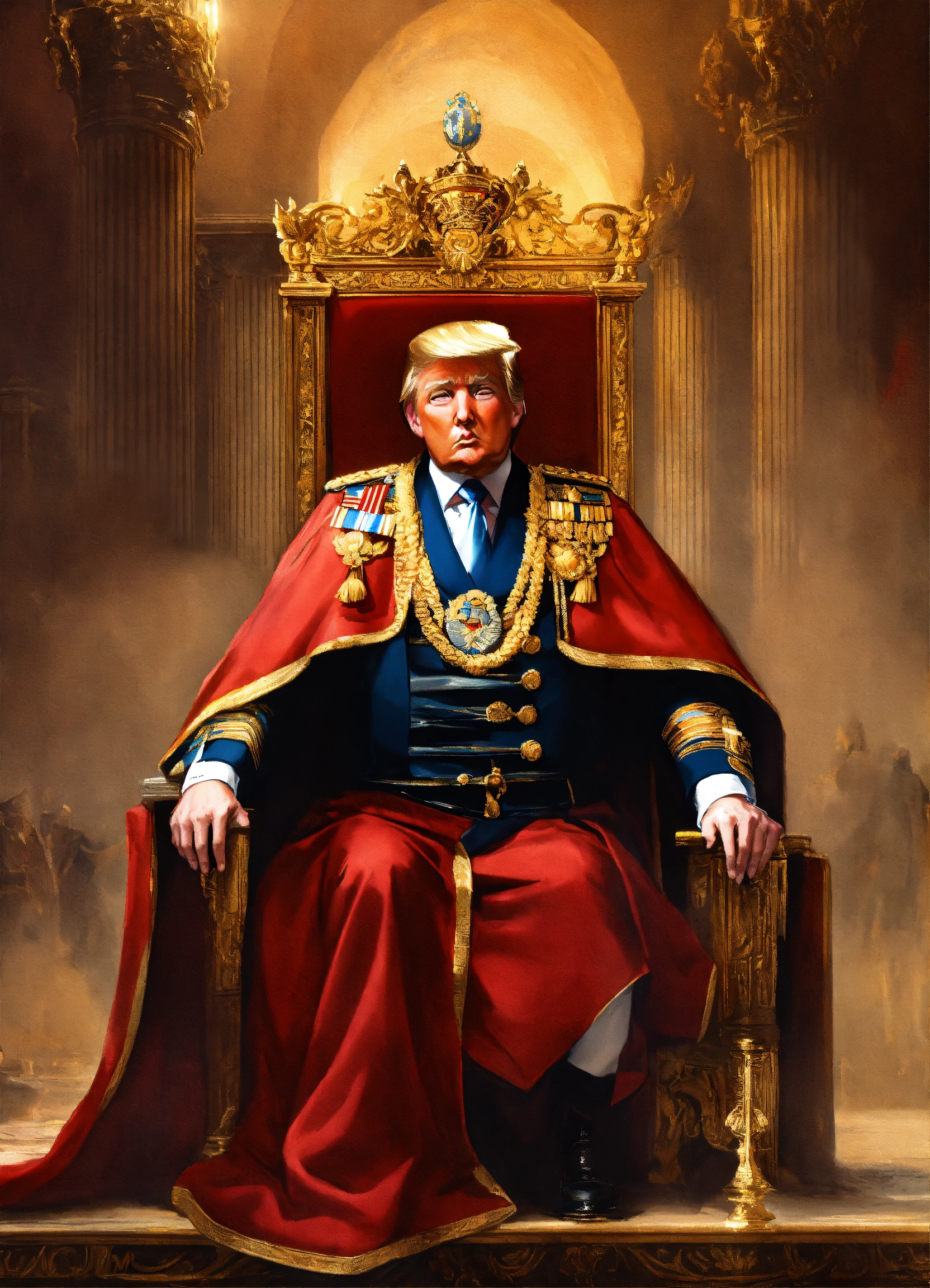 Lexica - Donald Trump as Emperor of the USA
