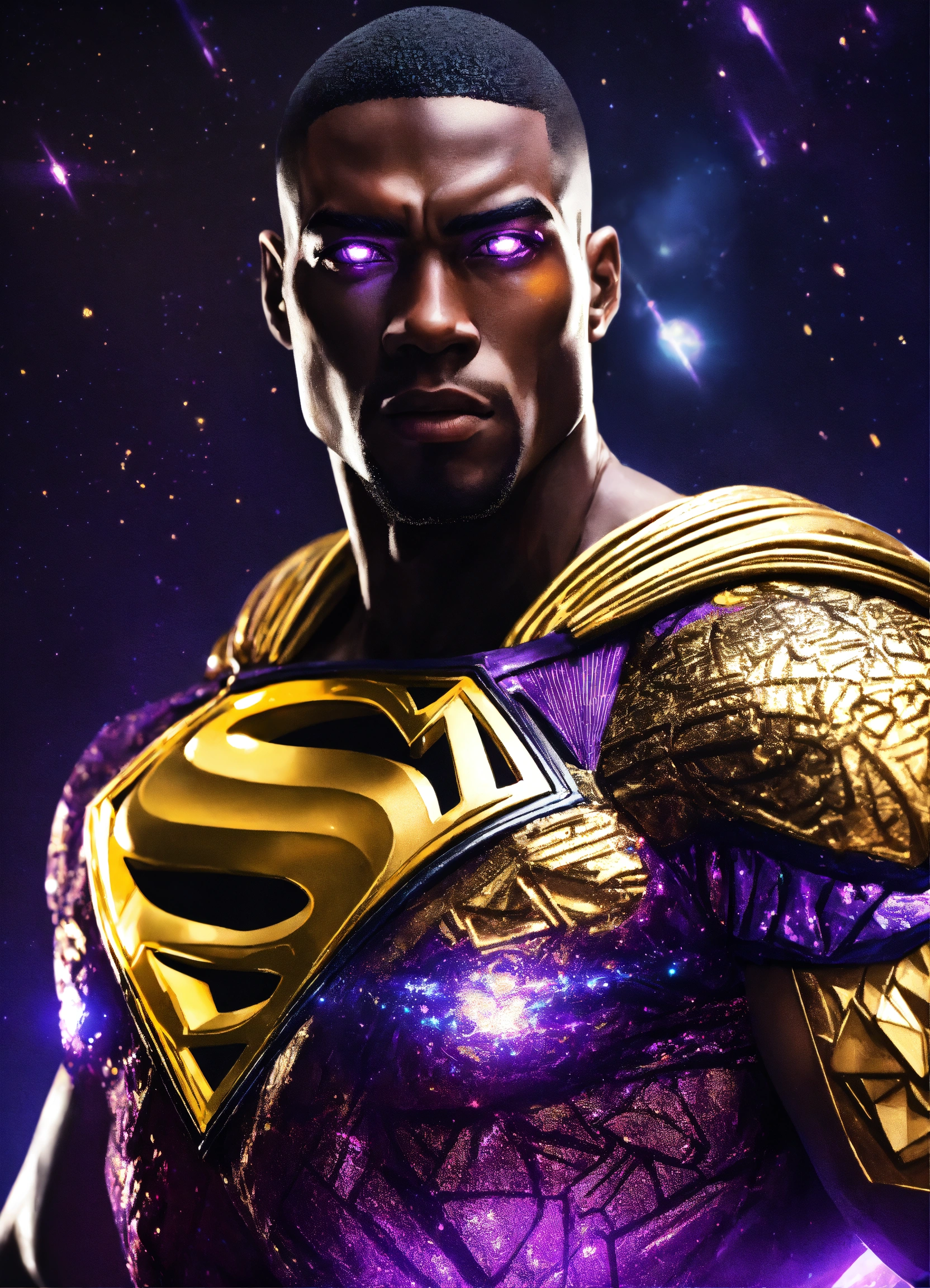 Lexica - Ultra-detailed purple black & gold hieroglyphics-designed ...