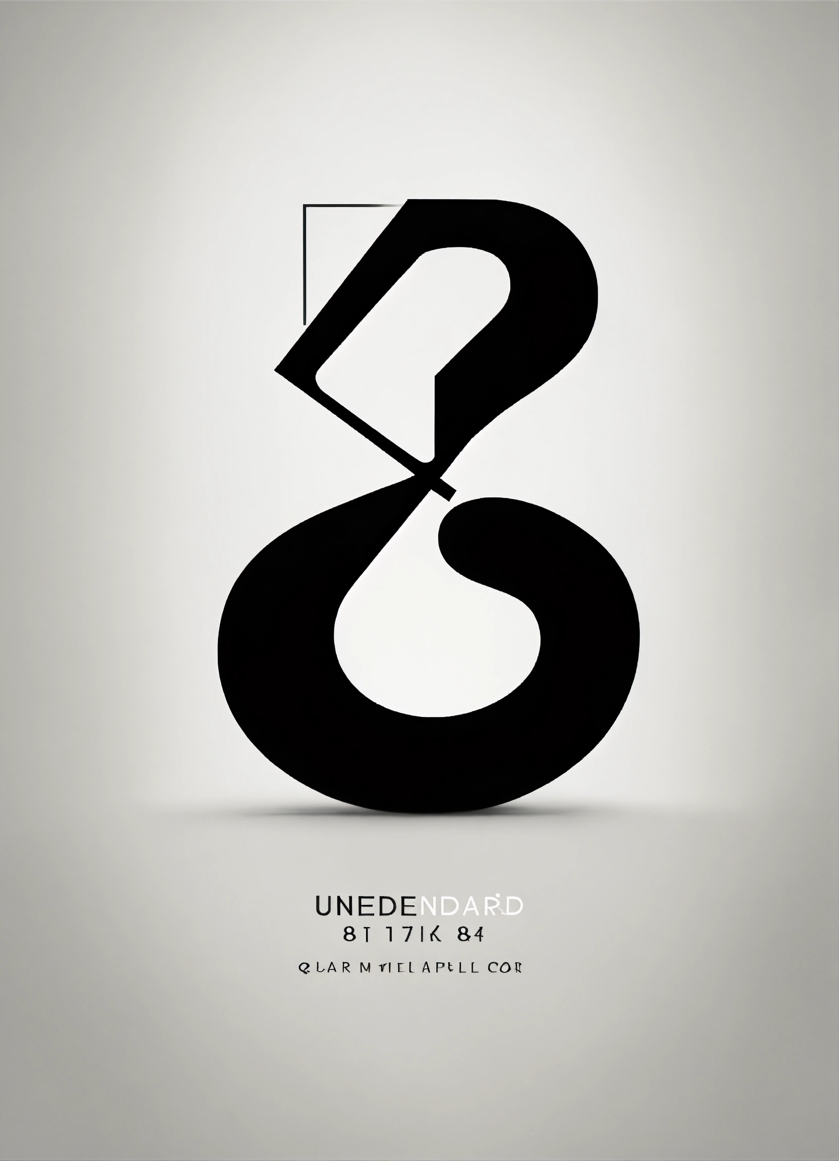 Lexica - Create a minimalist logo using a question mark that represents ...