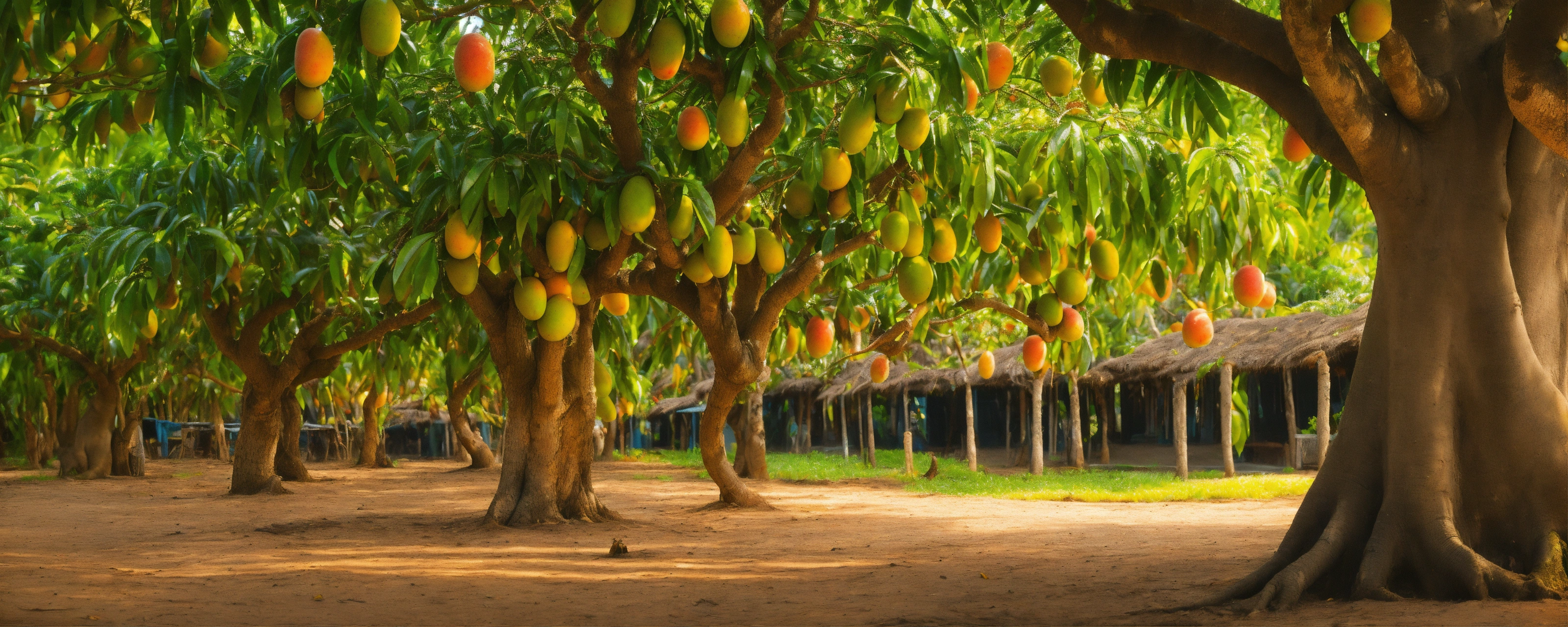 Lexica - A woman whose legs turn into the trunk of a mango tree, her ...