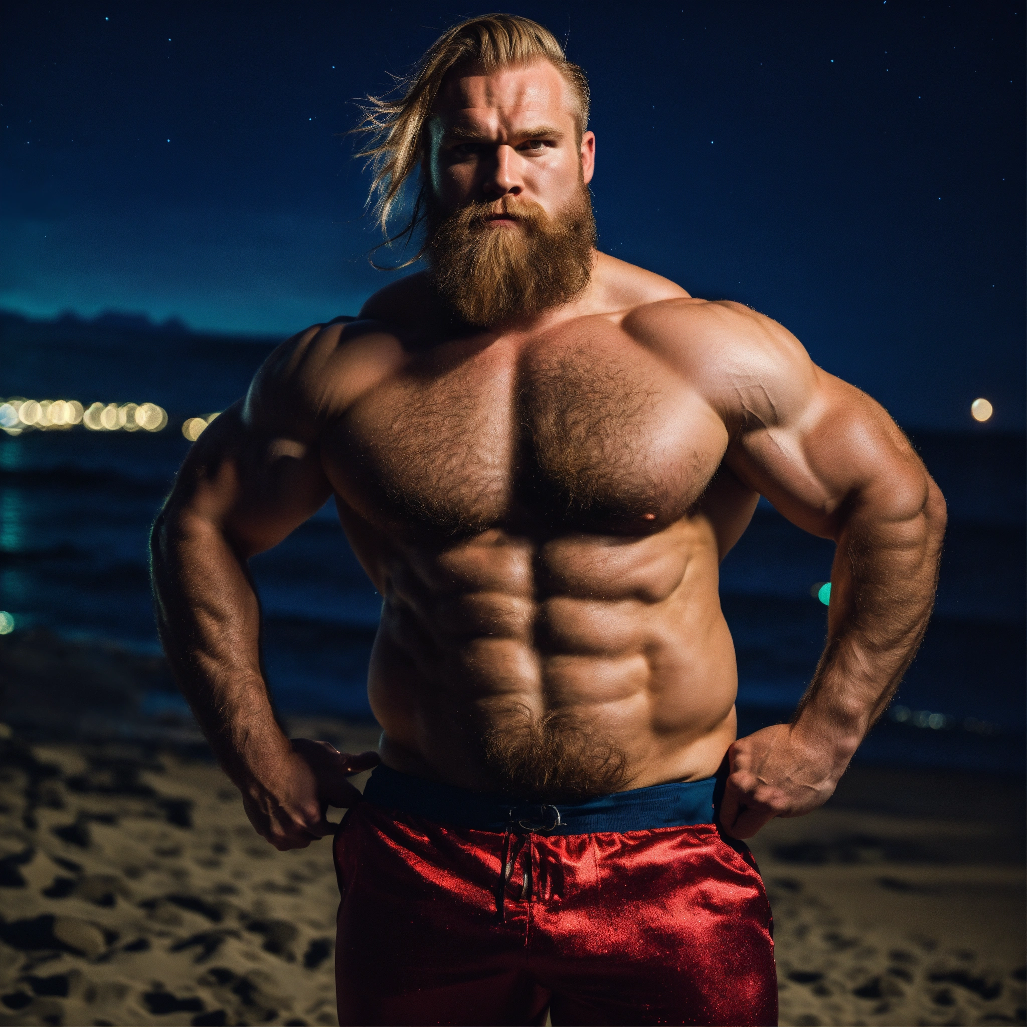 Lexica - 30-year-old hairy Icelandic man with big muscles, big ...