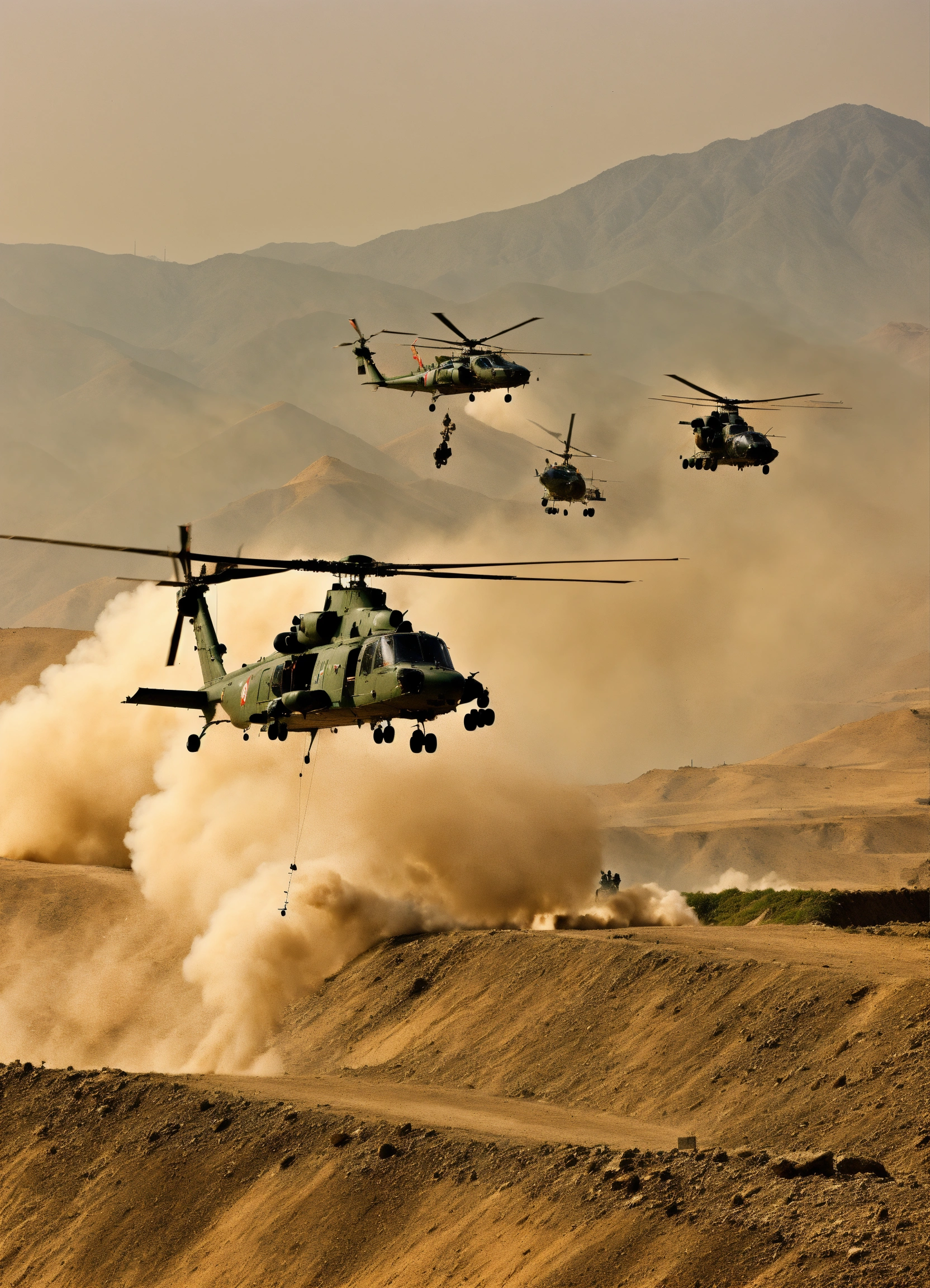 Lexica - Iran, war, army, marching forward, helicopters, ships,