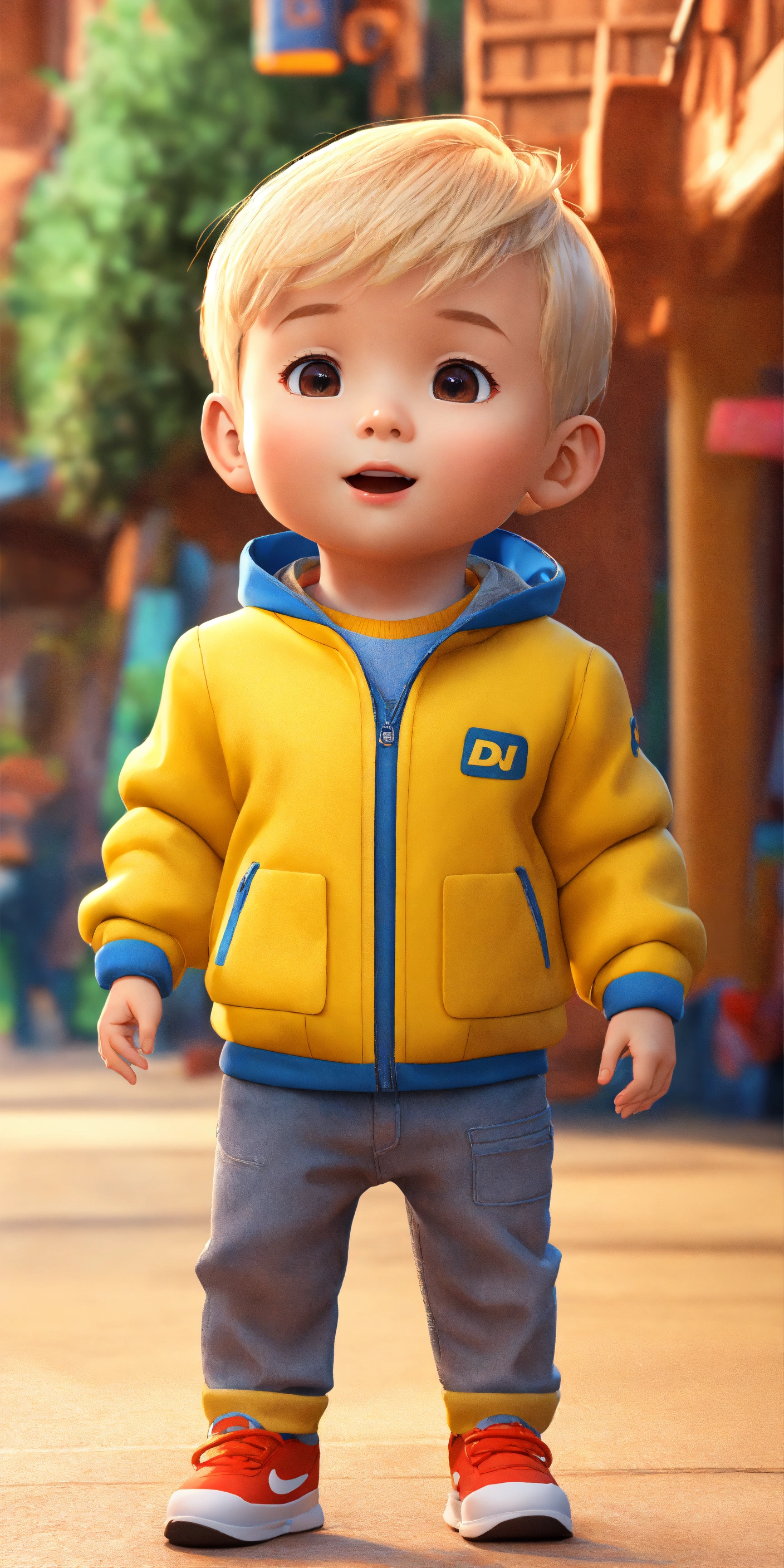 Lexica - A beautiful young 2years old boy , full body image of a cute ...