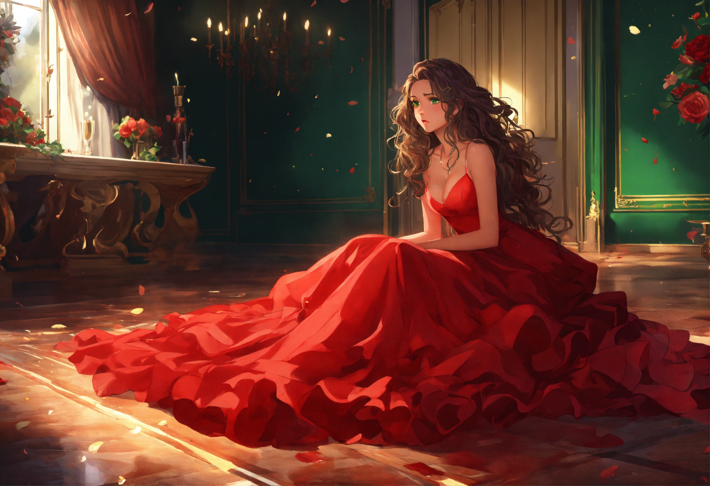 Lexica - Anime; cartoon; ultra realistic; 4K, beautiful girl, stumbling ...