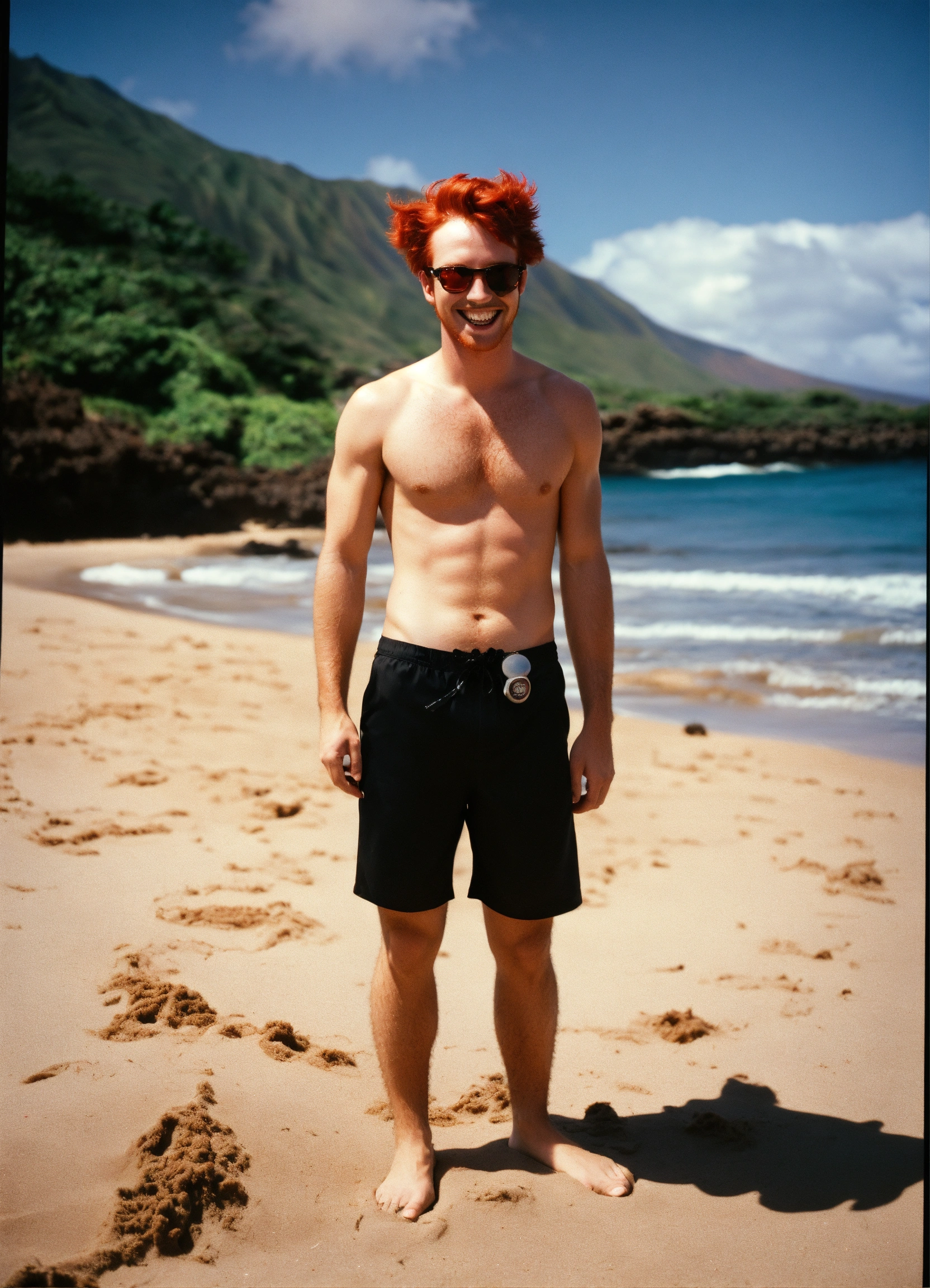 Lexica - Photo of a late twenties man with ketchup red hair, on the ...