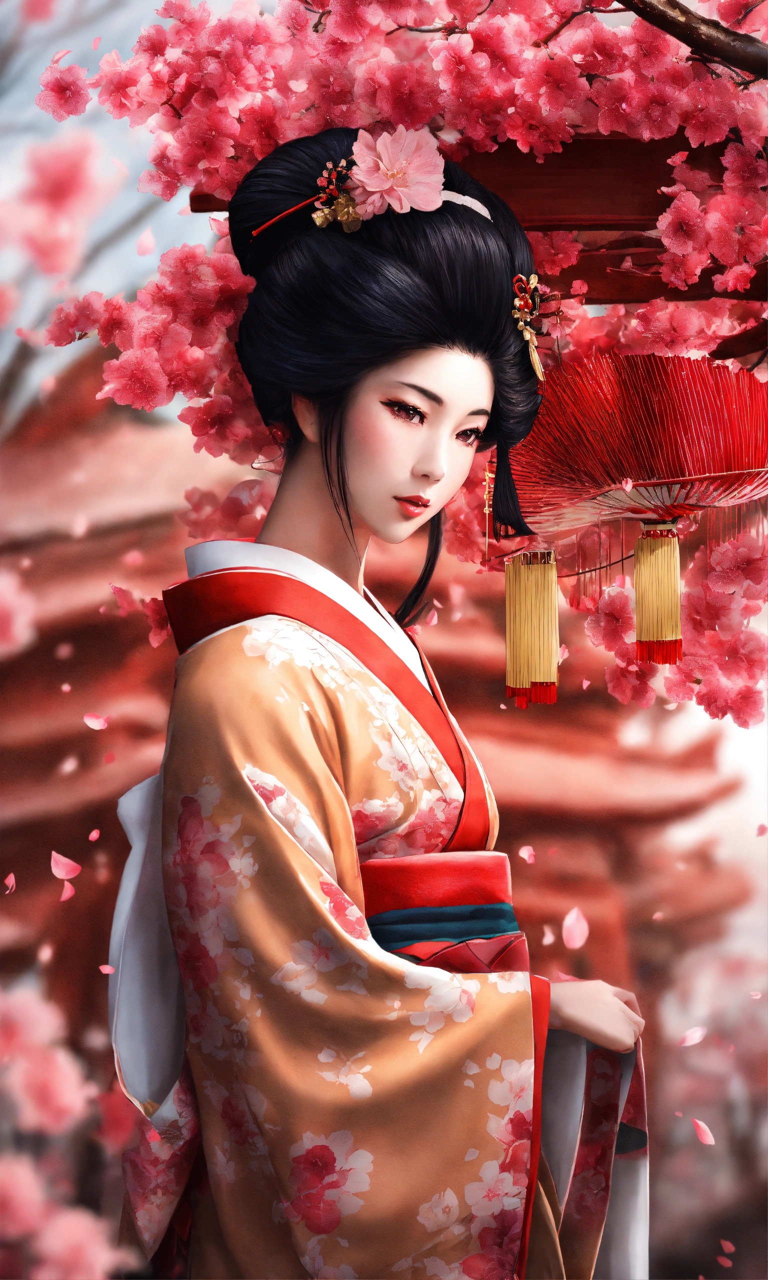 Lexica - Digital art, by IrinaKapi. Geisha, ultra-detailed, best ...